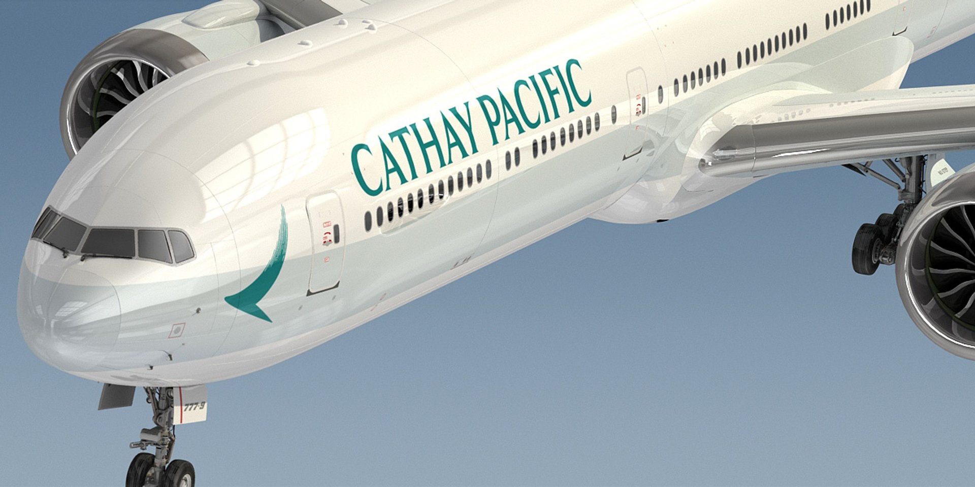 3D Boeing 777-9 Aircraft Cathay Pacific Model - TurboSquid 1506677