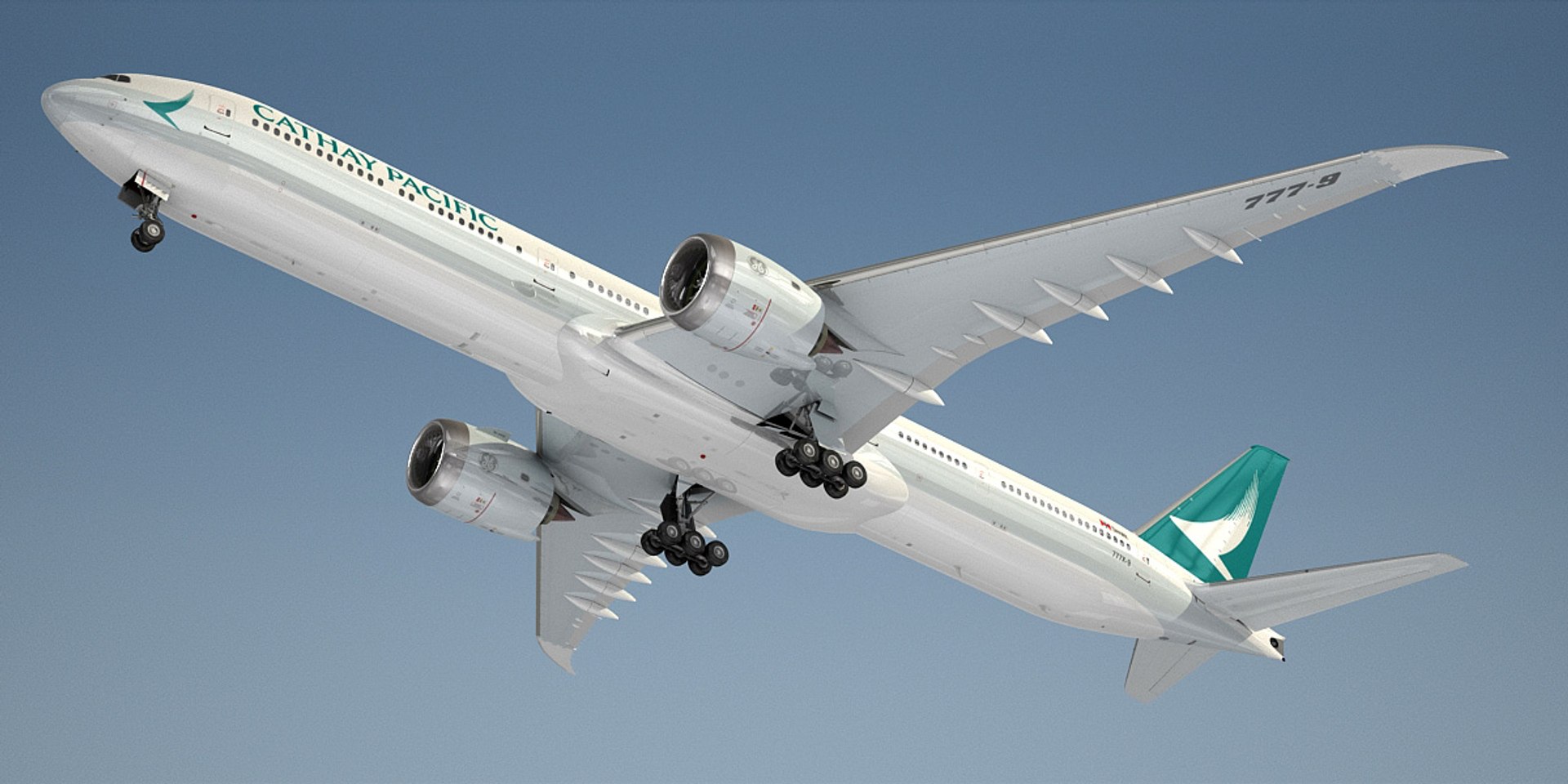 3D Boeing 777-9 Aircraft Cathay Pacific Model - TurboSquid 1506677