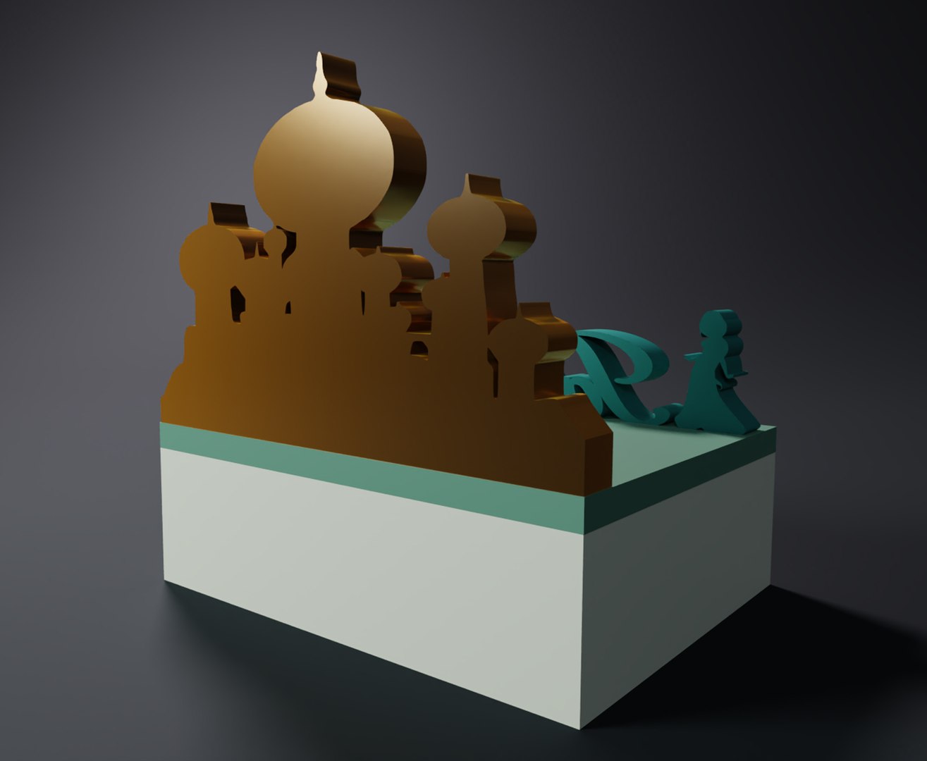 3D Model Disney Princess Jasmine Box - TurboSquid 2226686