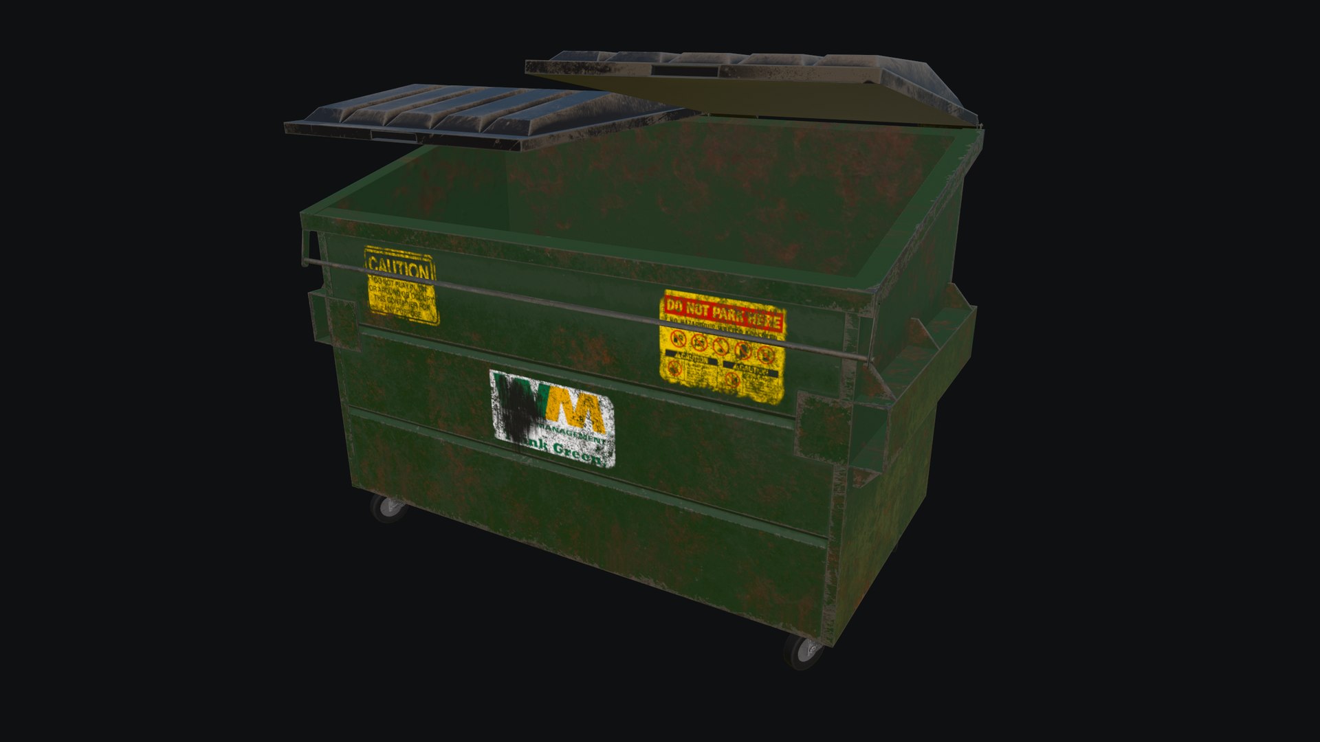 3D Dumpster Model - TurboSquid 1845906