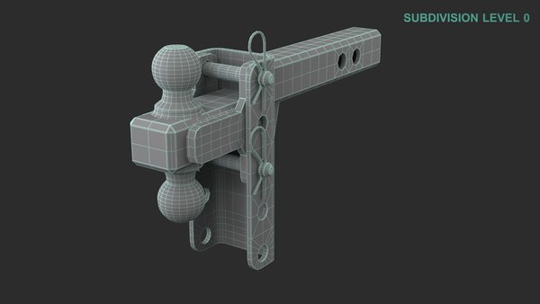 Trailer Hitch 3D model - TurboSquid 1805076