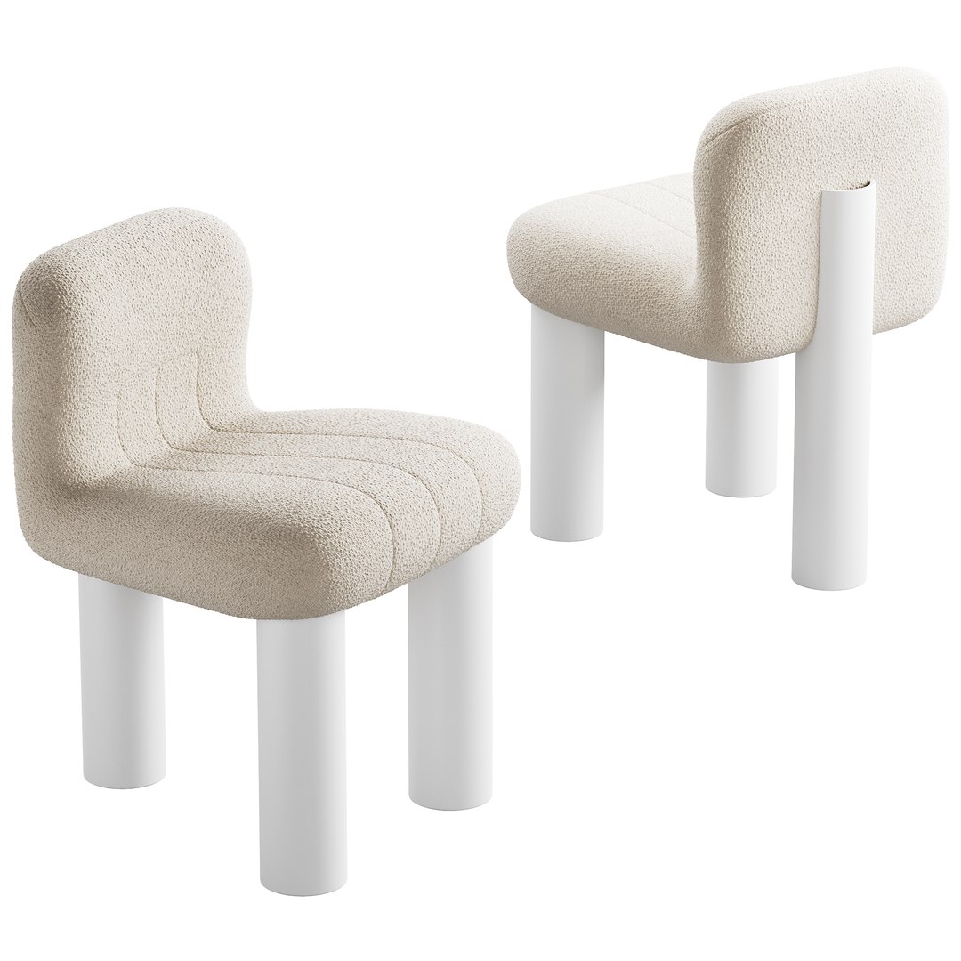 435 Arflex Botolo armchair High and Low lounge chair in 2 colors 3D ...