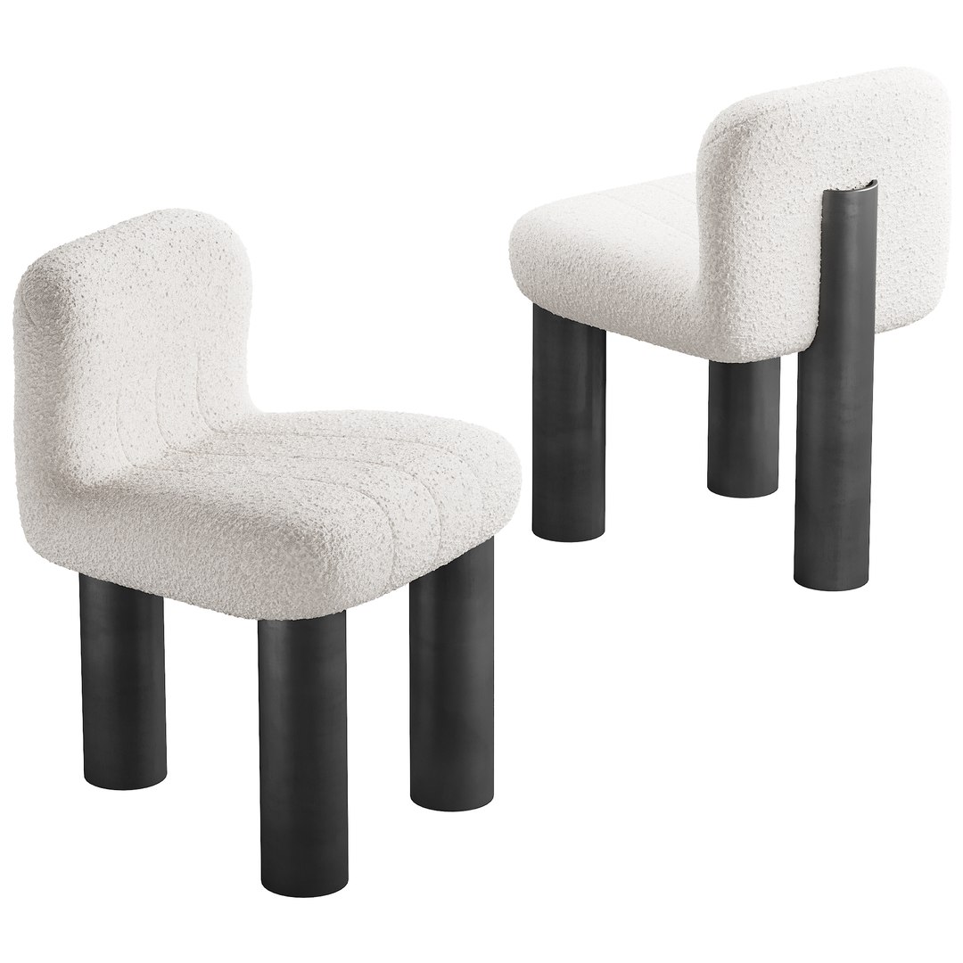 435 Arflex Botolo armchair High and Low lounge chair in 2 colors 3D ...