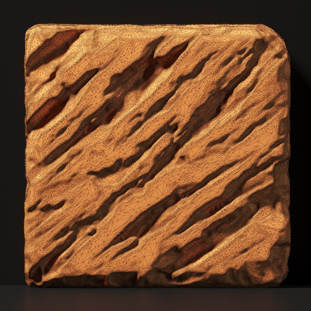 3D Rock Slab Stone - TurboSquid 1513952