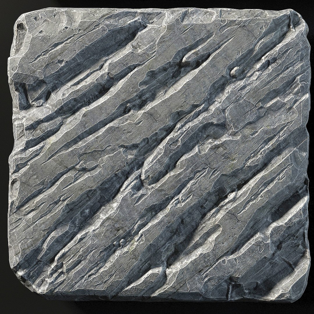 3D Rock Slab Stone - TurboSquid 1513952