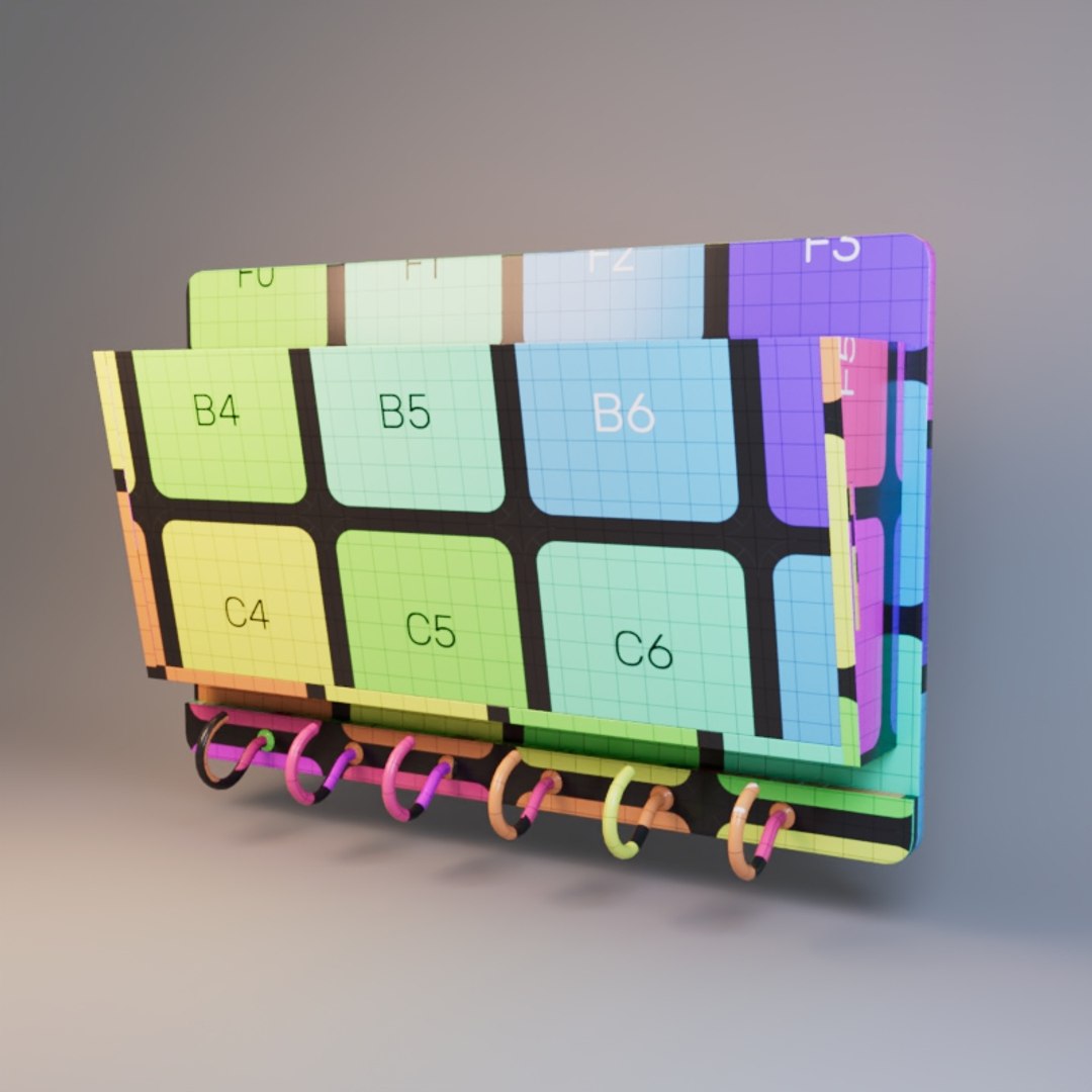 Free 3D Key Hanger Model - TurboSquid 2285715