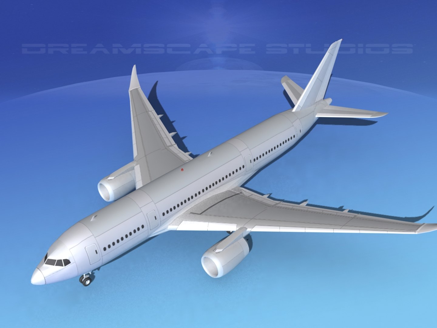 3d Model Airbus A350