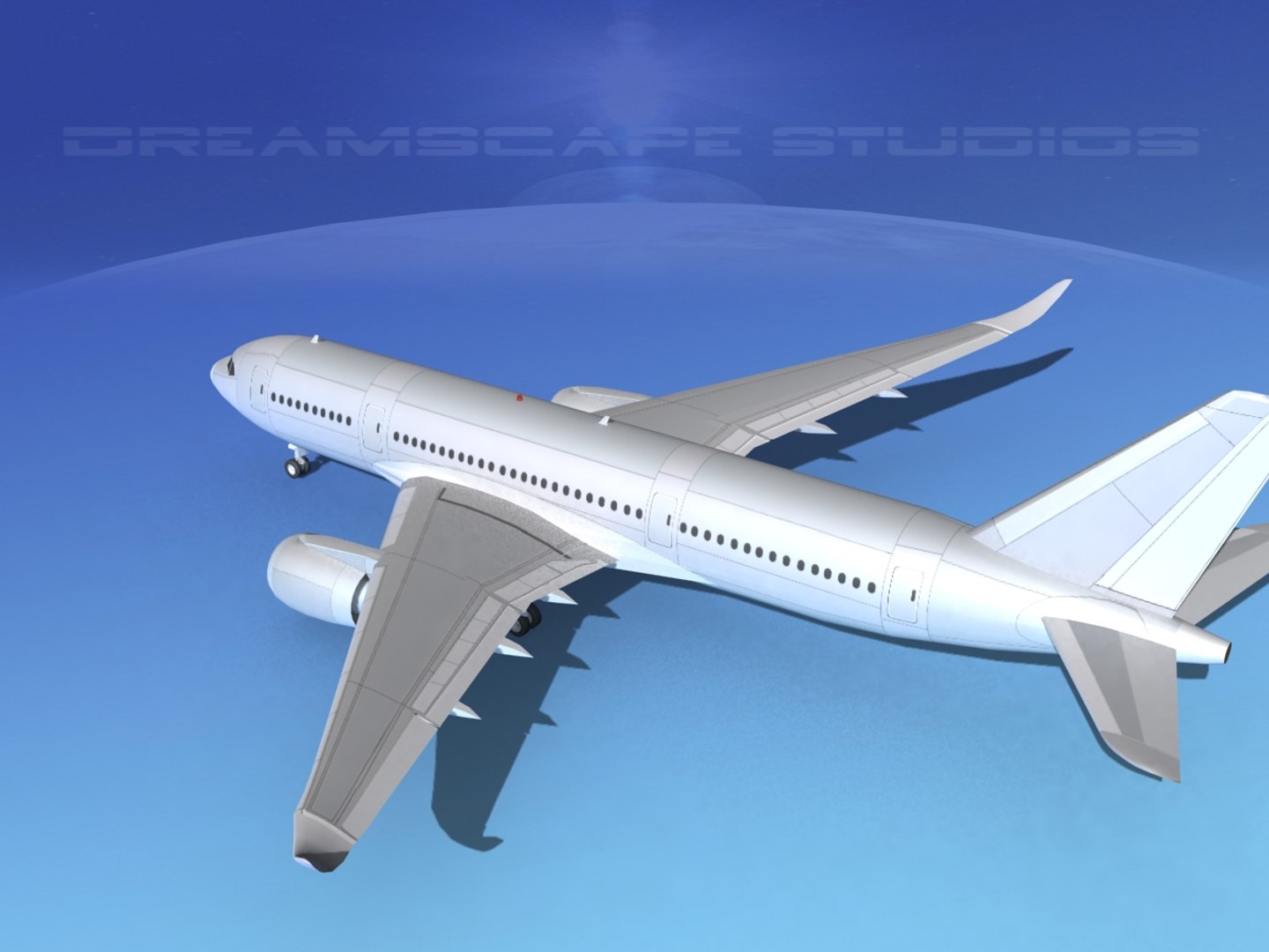 3d Model Airbus A350