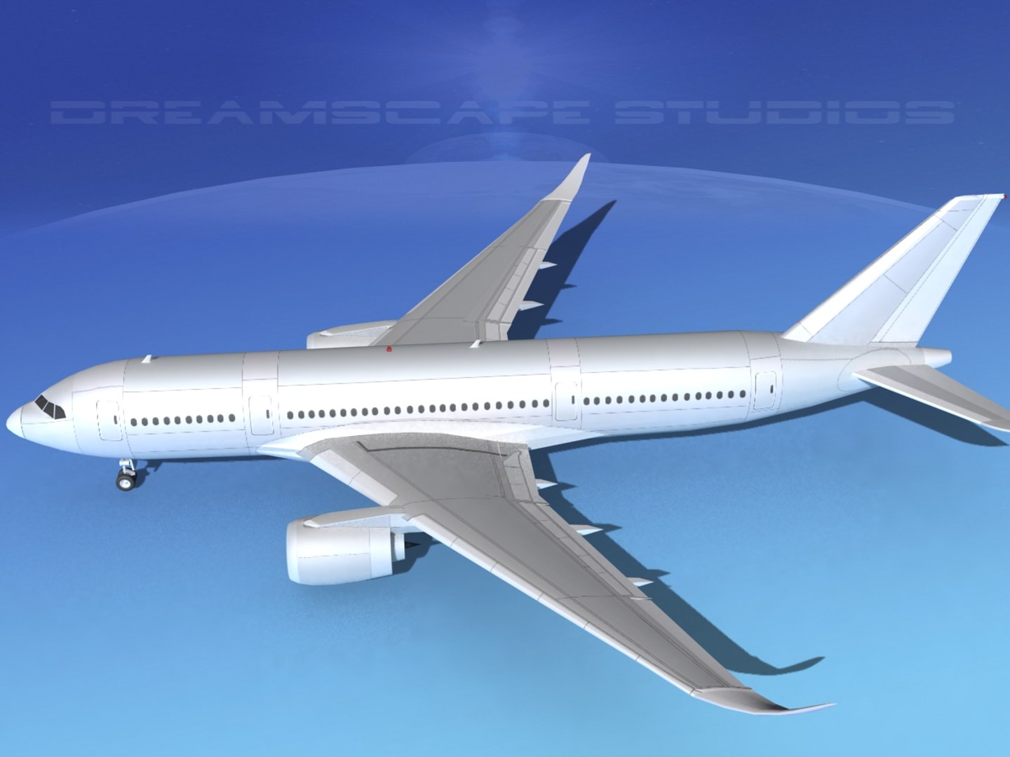 3d Model Airbus A350