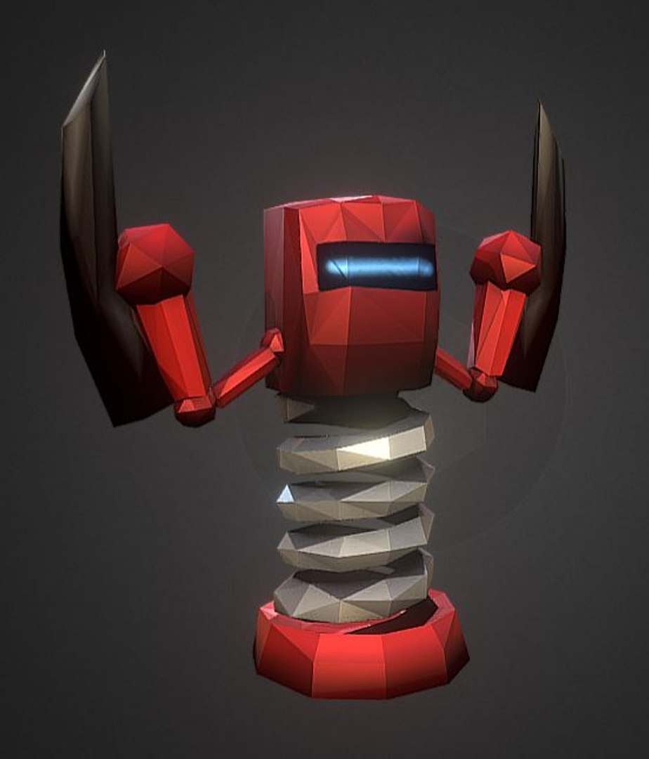 3D Sword Robot - TurboSquid 1300498