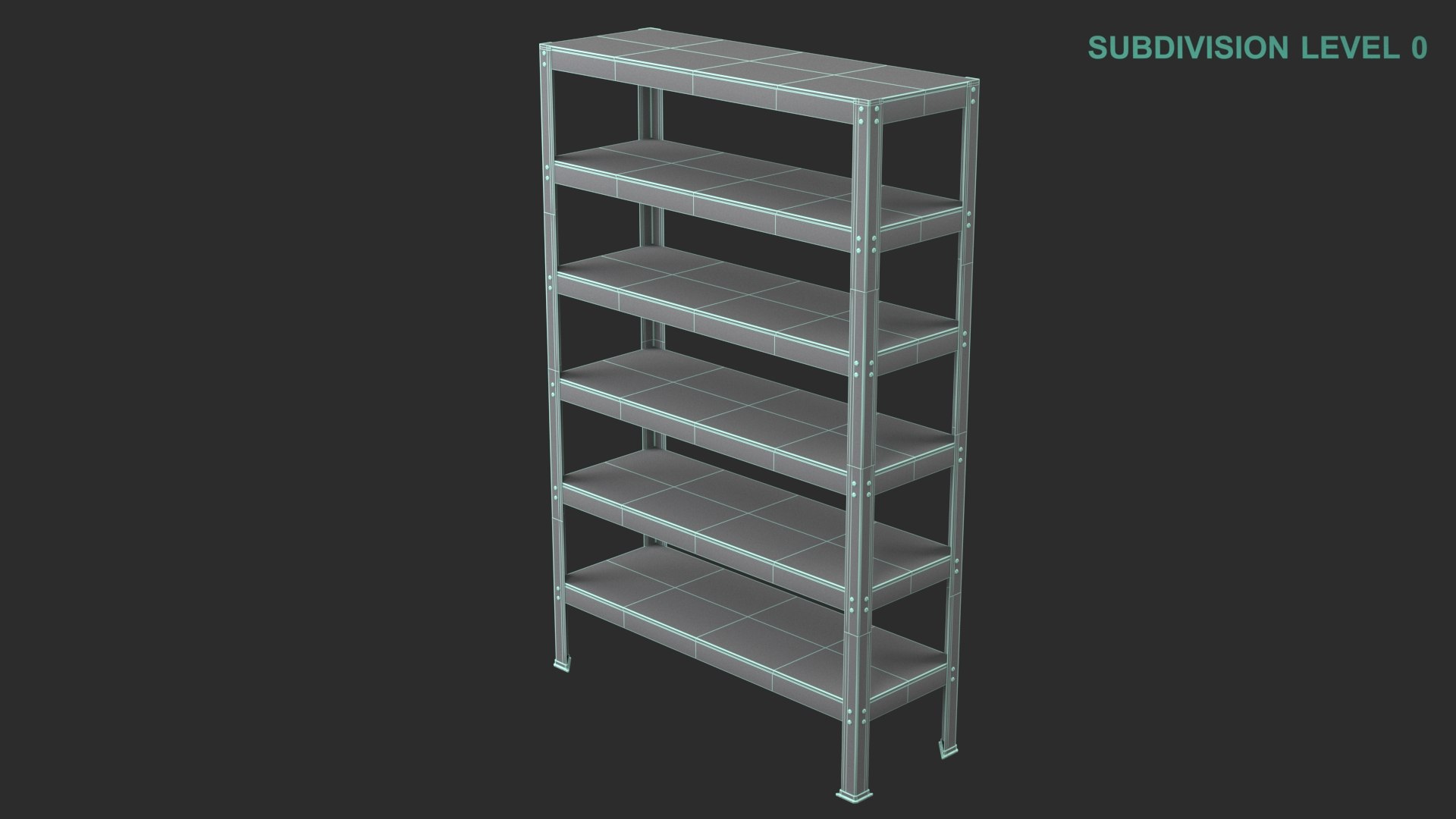Warehouse Shelf 3D Model - TurboSquid 2189611