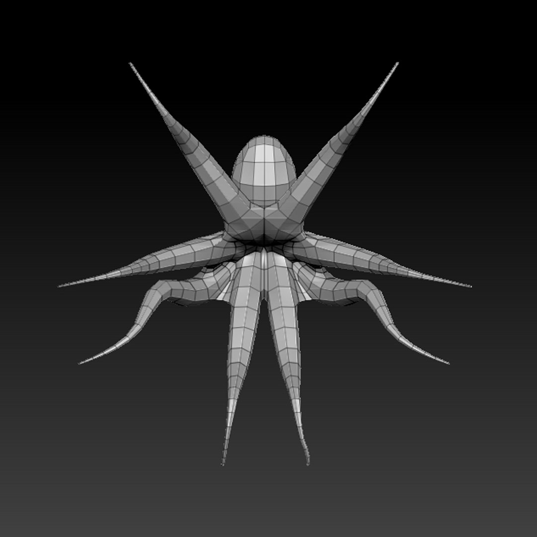 3D Octopus Model - TurboSquid 1322905