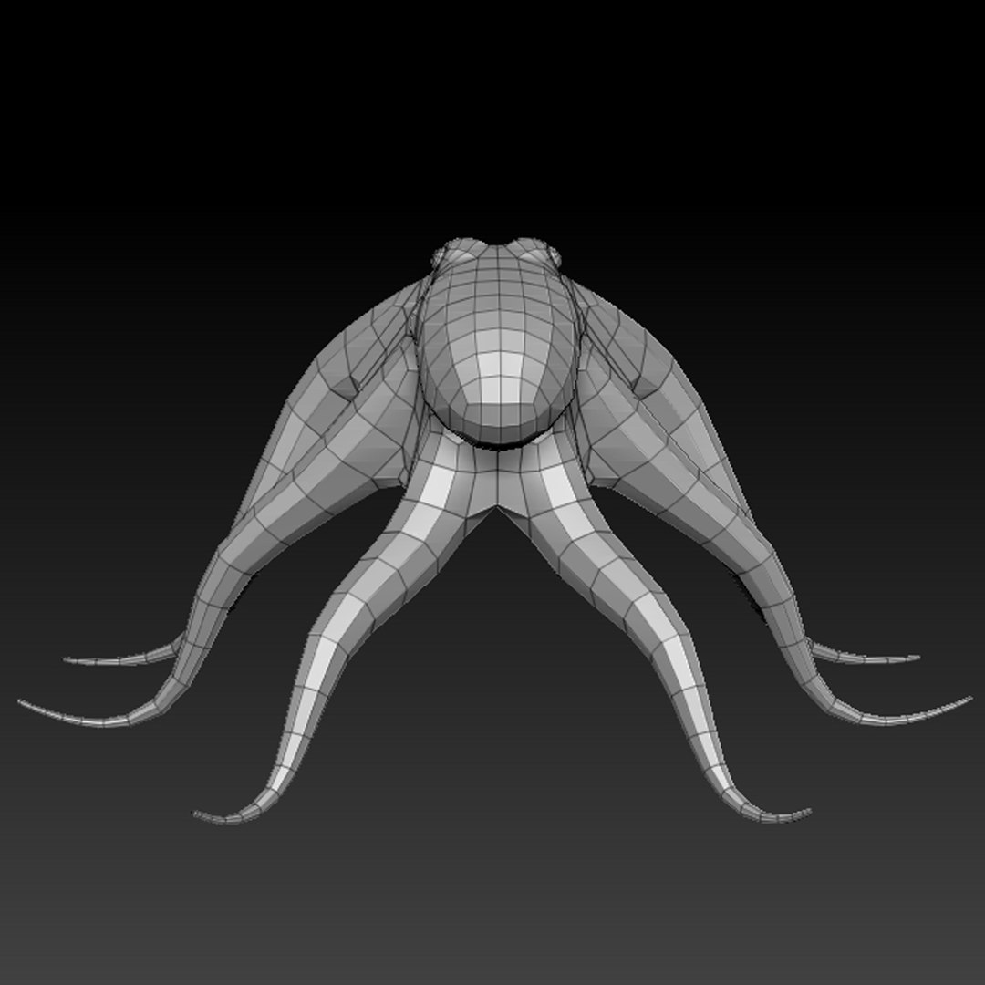 3D Octopus Model - TurboSquid 1322905