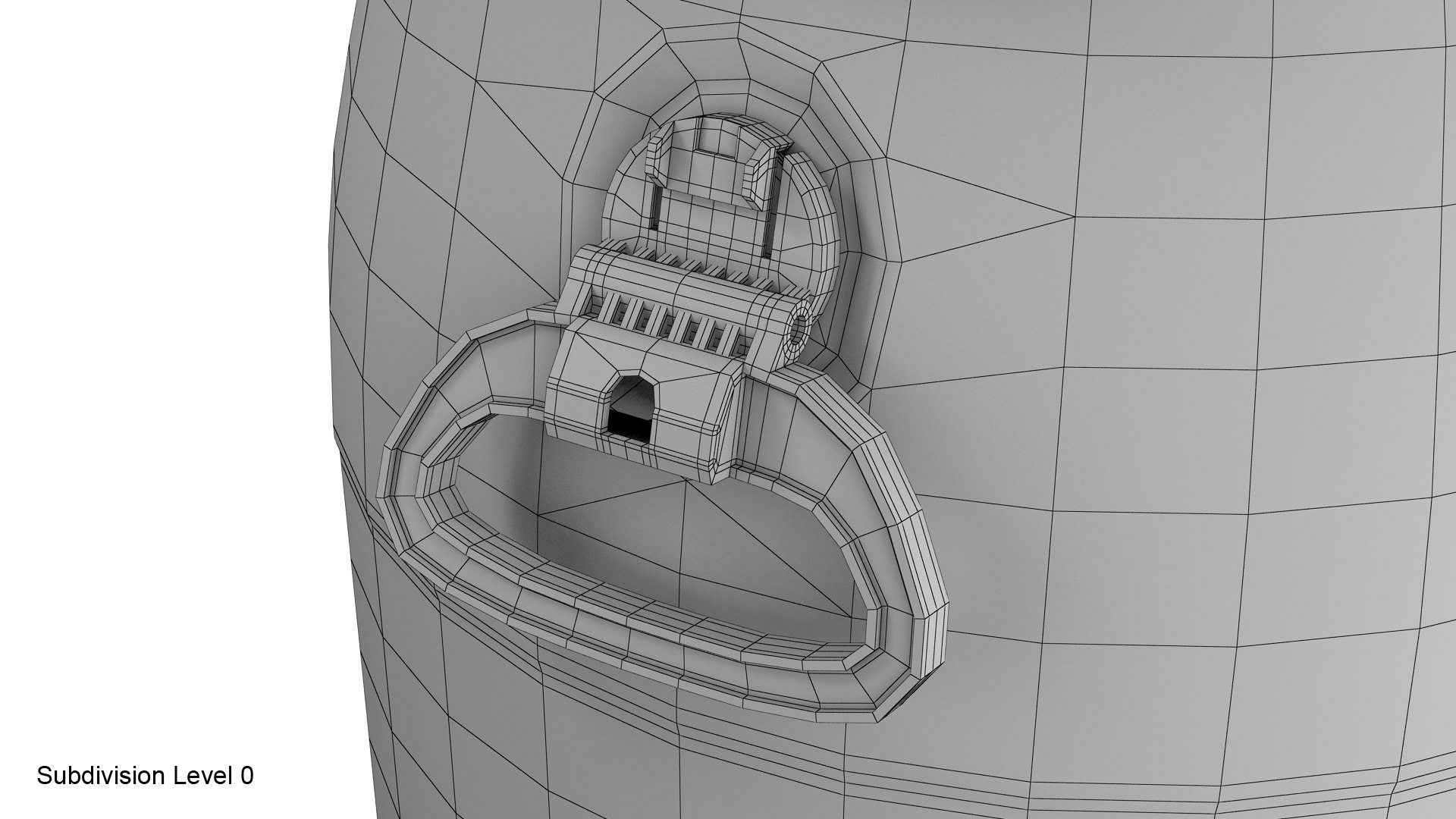 3D barrel plastic lid model - TurboSquid 1687808