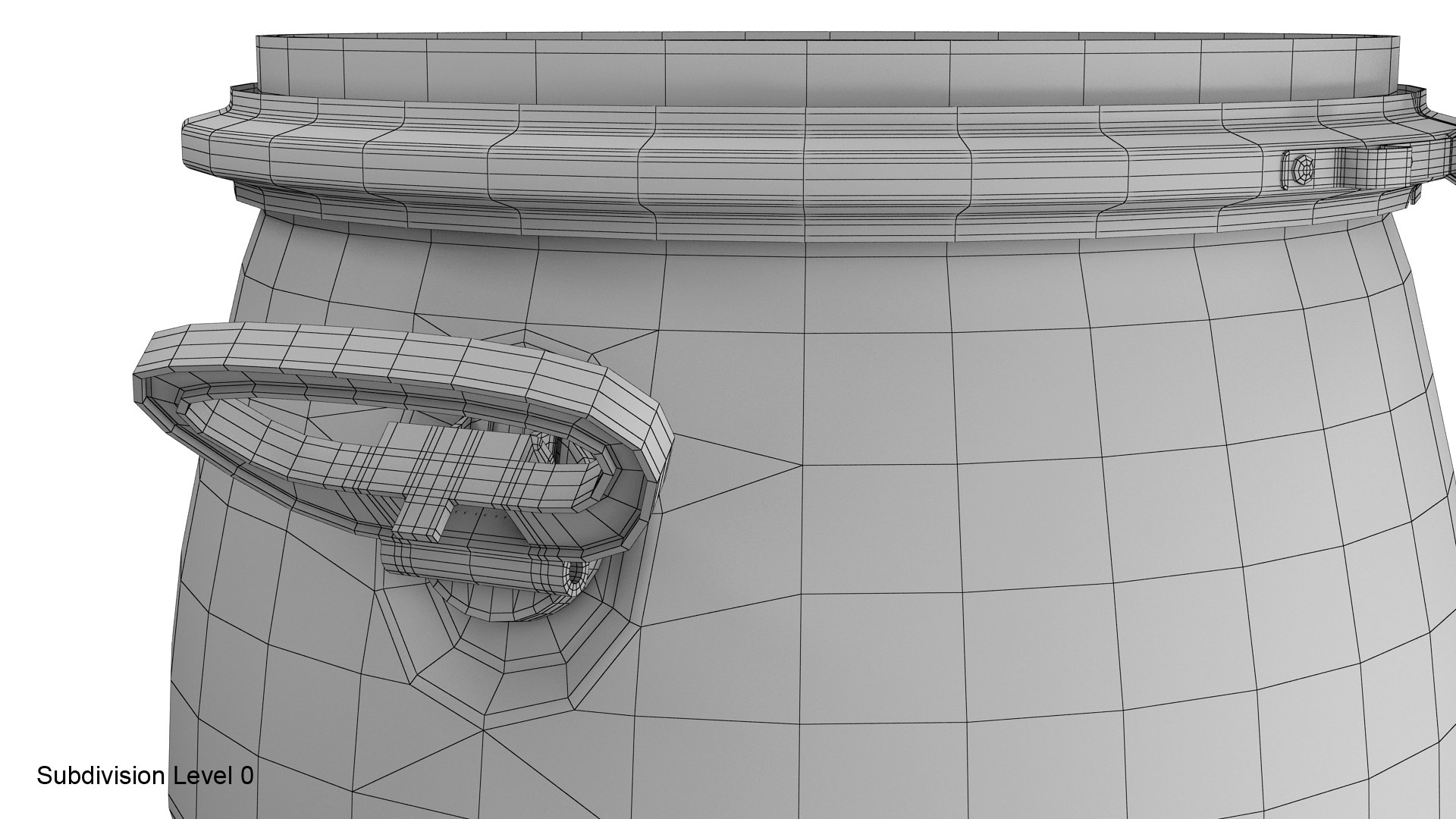 3D barrel plastic lid model - TurboSquid 1687808