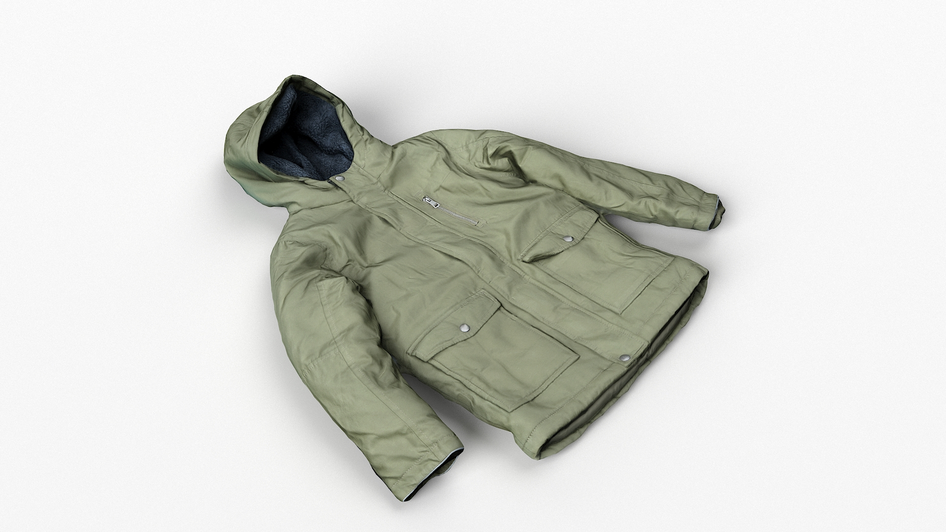 3D Winter Jacket Model - TurboSquid 1627442