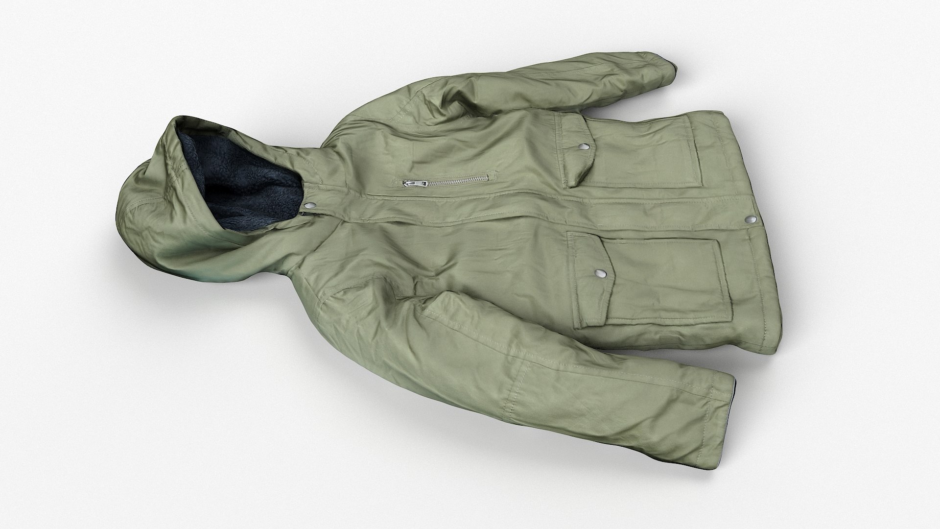 3D Winter Jacket Model - TurboSquid 1627442