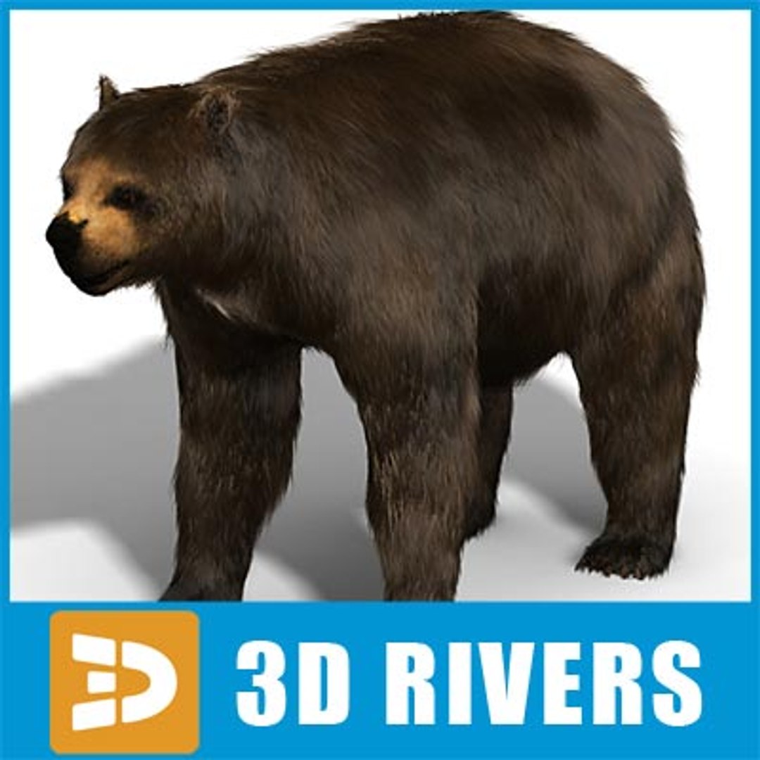 3dsmax Giant Bear Arctodus Simus