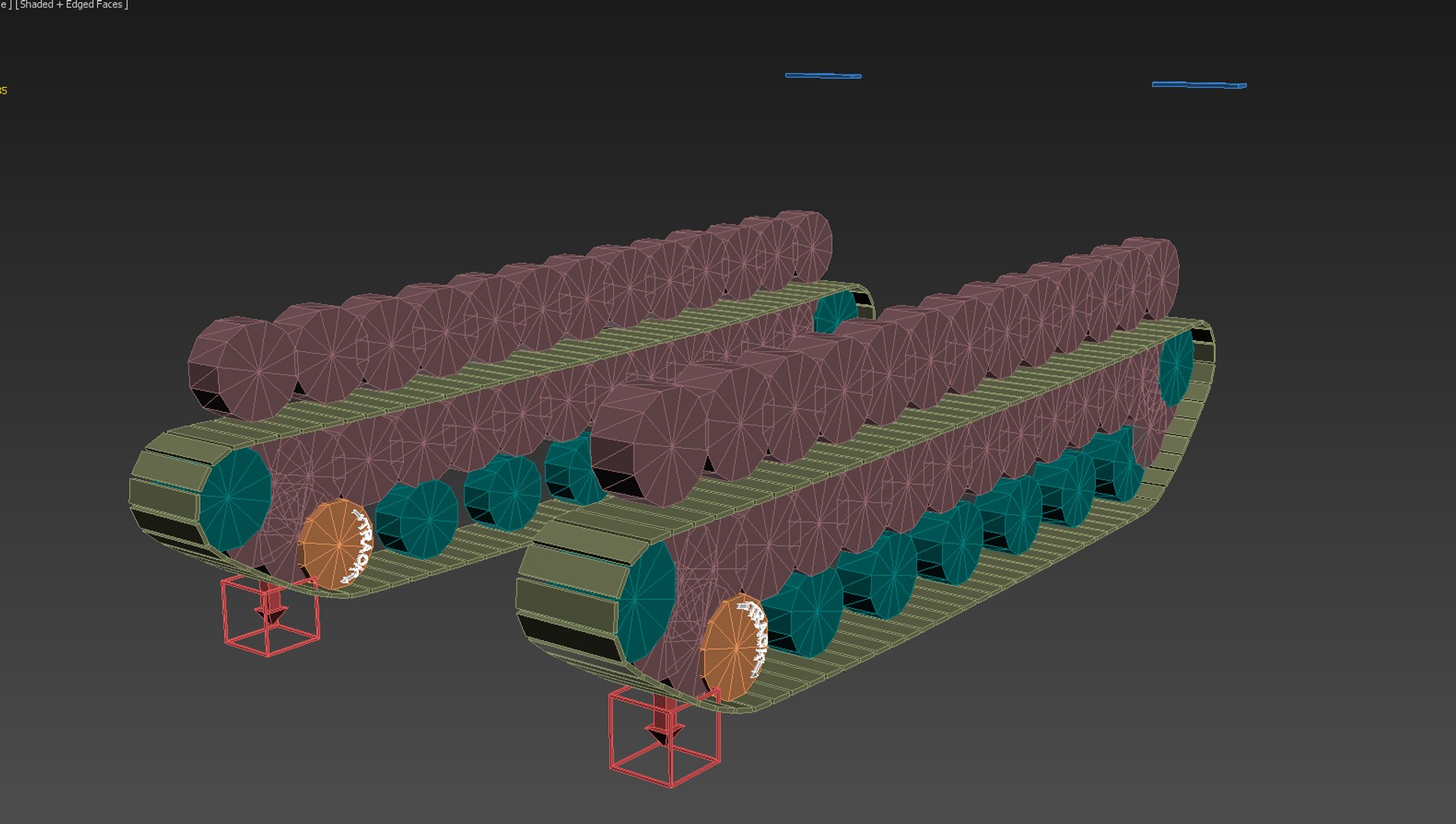 rigged tank t-14 armata 3d obj