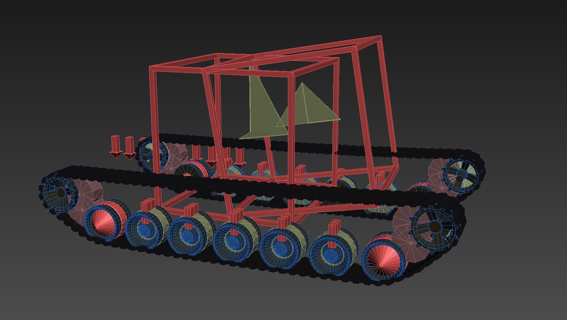 rigged tank t-14 armata 3d obj