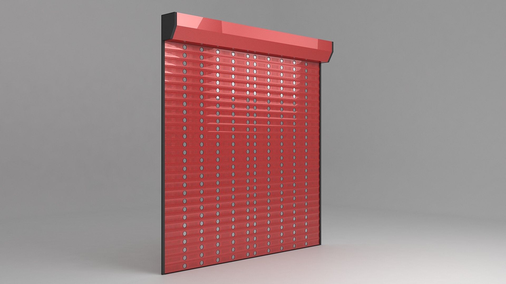 Garage electric shutters model - TurboSquid 1366367
