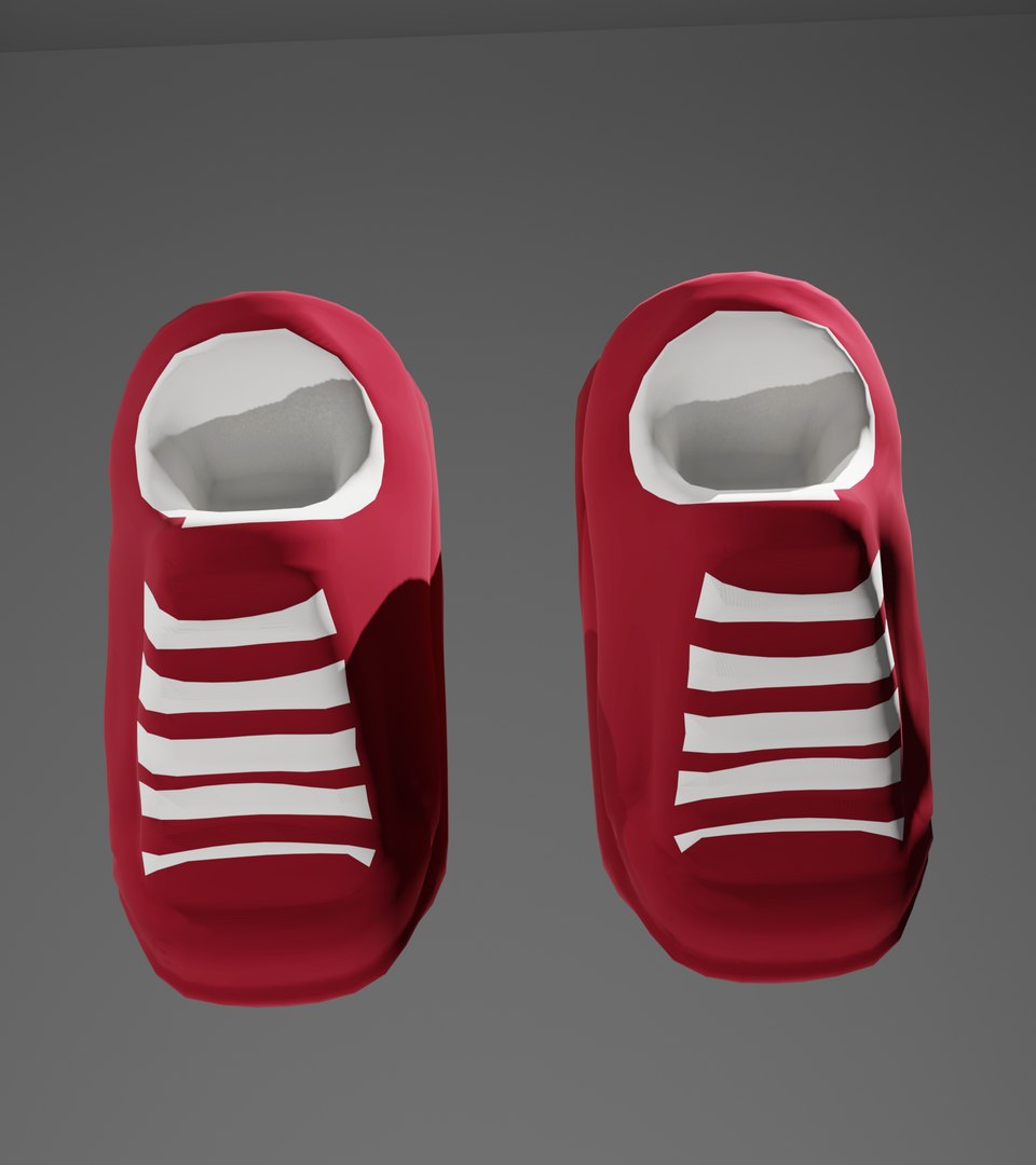 Sport Shoes Stylized Low Poly 3D Model - TurboSquid 2293107