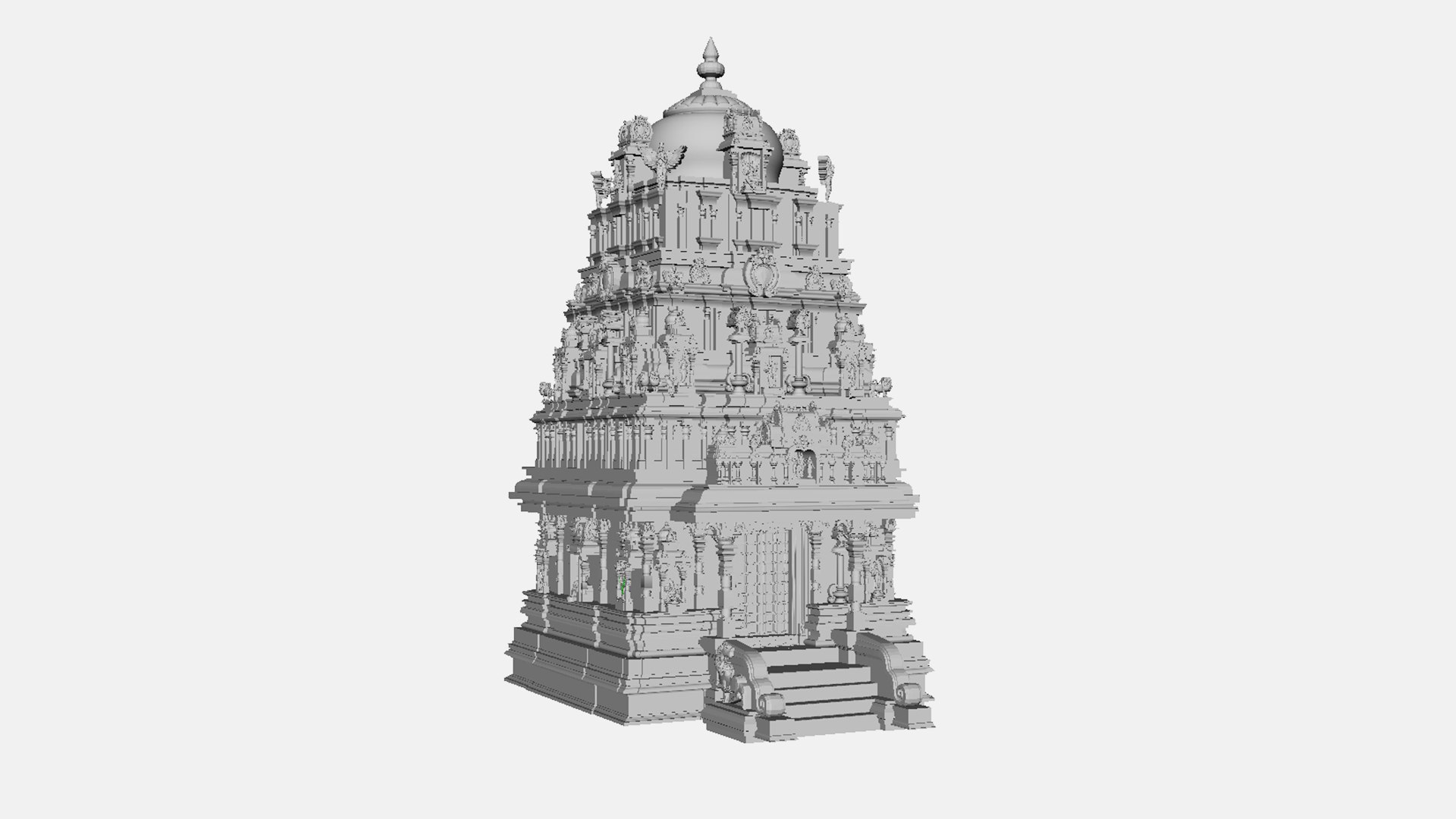3D Hindu Temple Model - TurboSquid 2177962