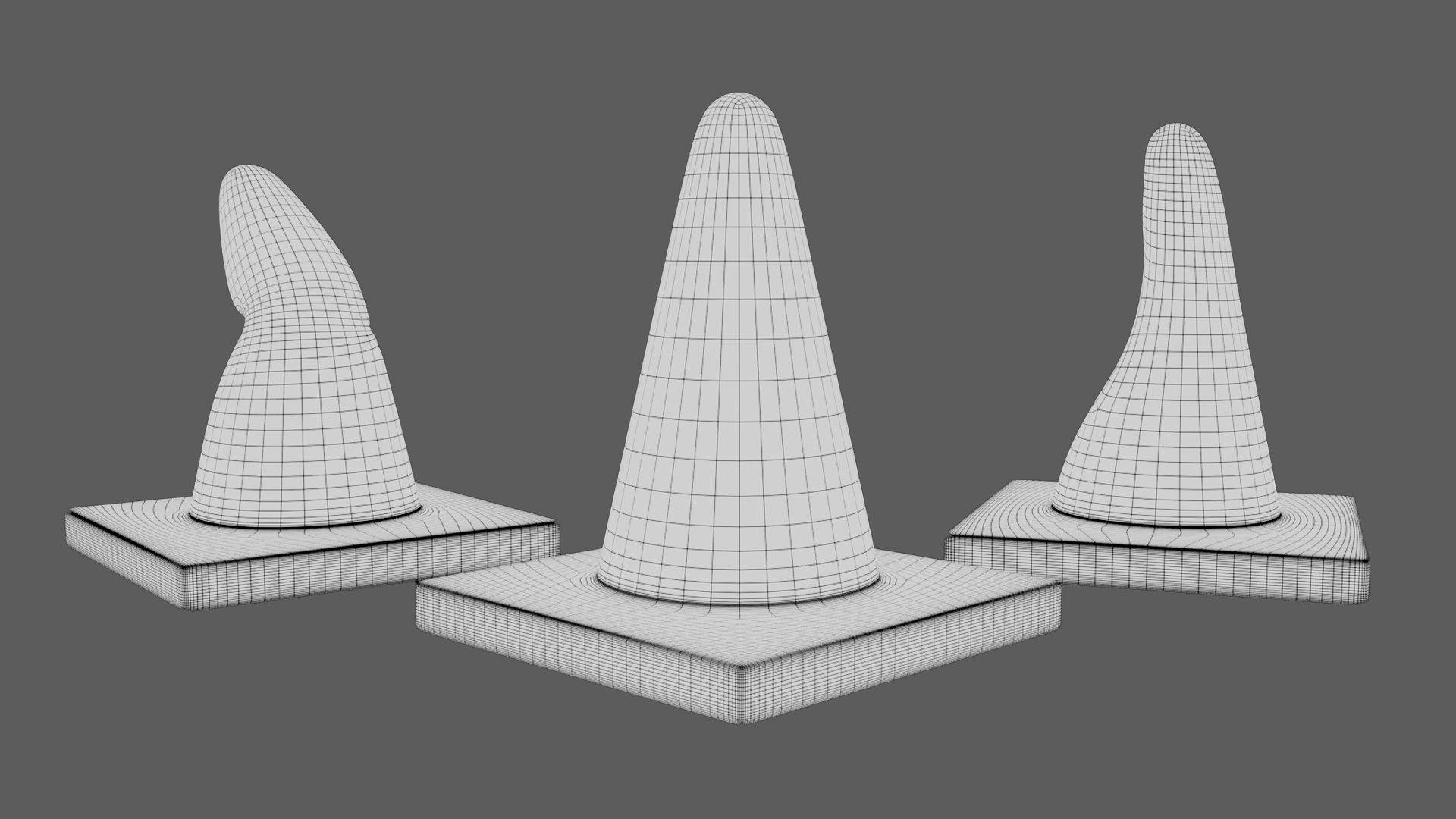 TRAFFIC CONES BUNDLE 3D Model - TurboSquid 2233199