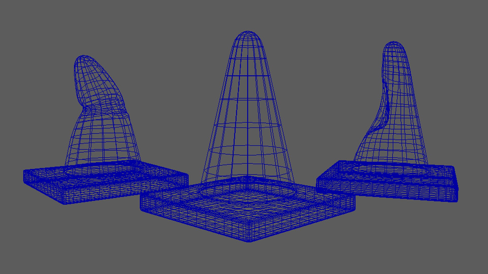 TRAFFIC CONES BUNDLE 3D Model - TurboSquid 2233199