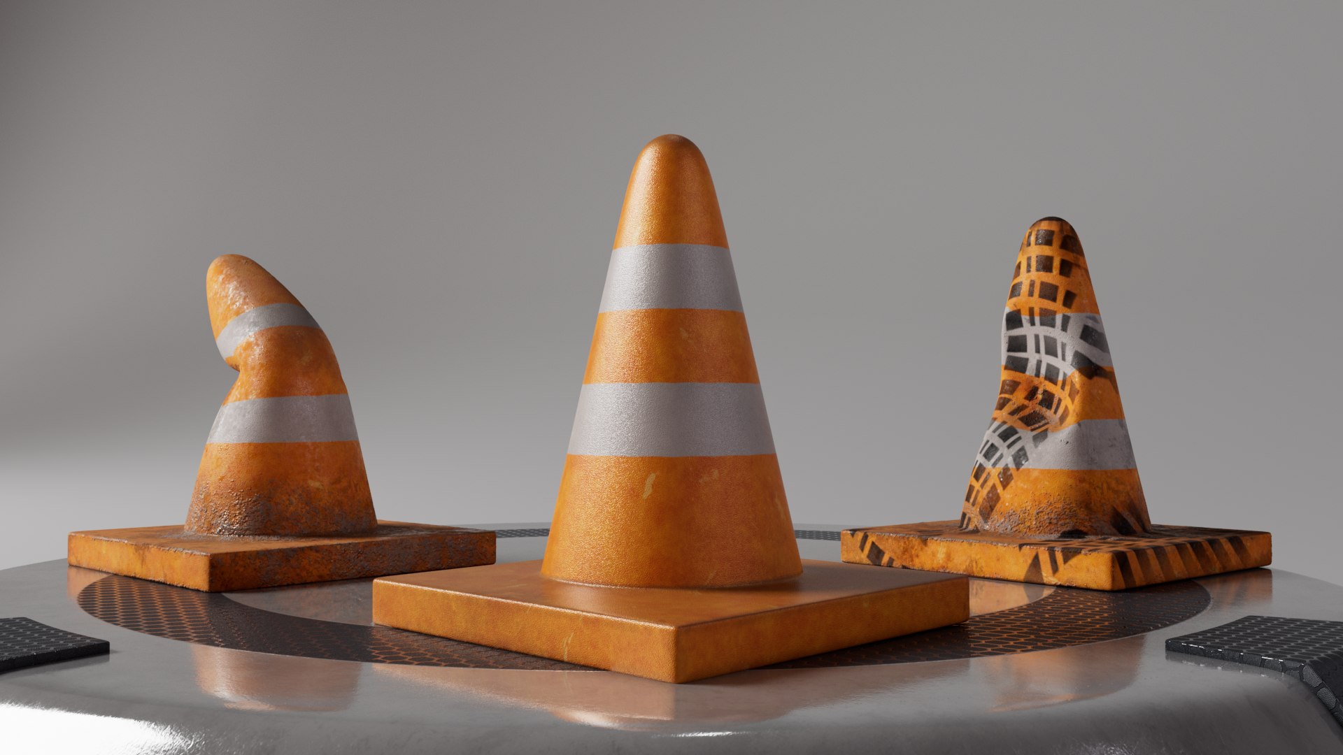 TRAFFIC CONES BUNDLE 3D Model - TurboSquid 2233199
