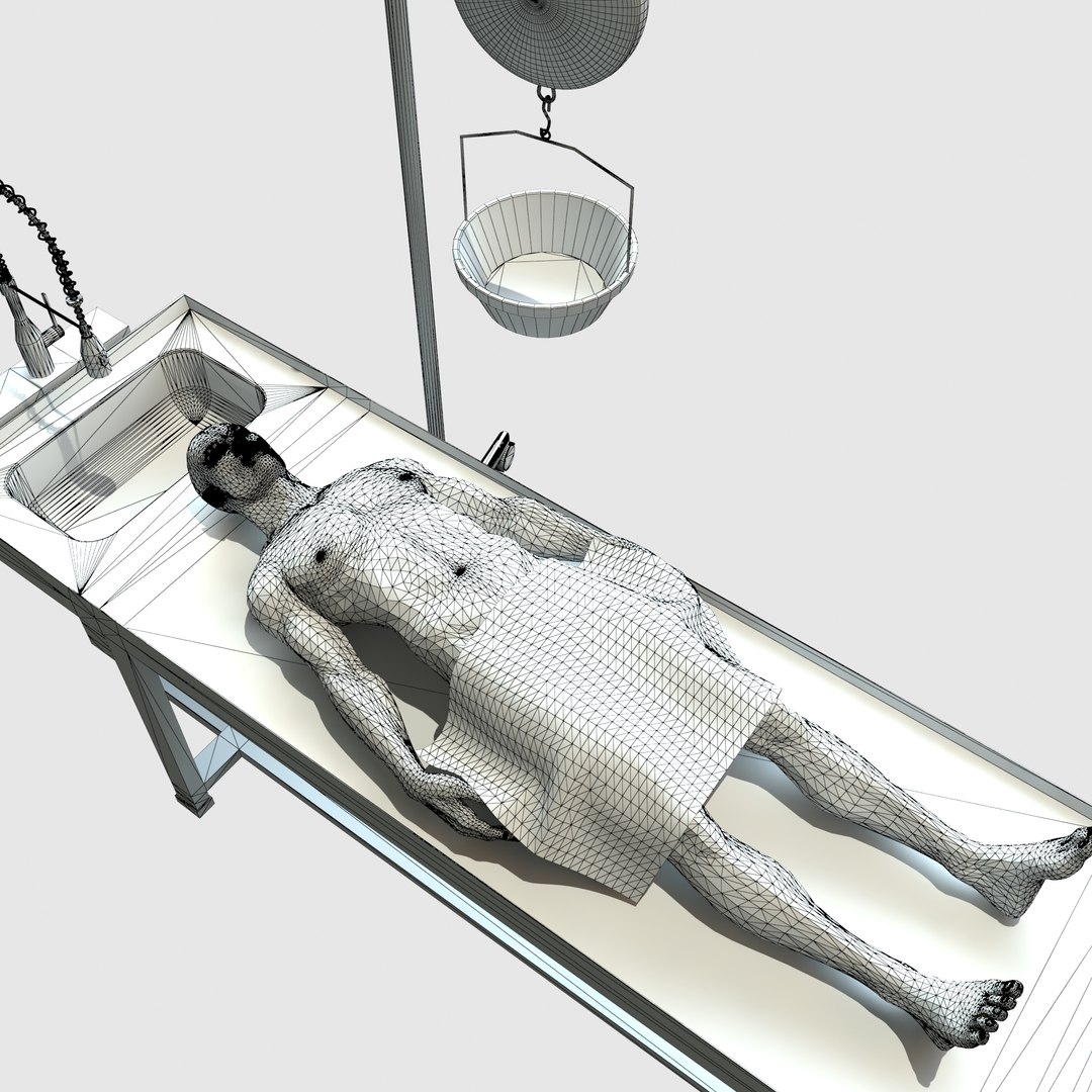 3D CORPSE ON THE AUTOPSY TABLE - TurboSquid 1806789