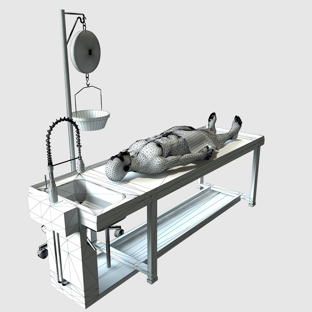 3D CORPSE ON THE AUTOPSY TABLE - TurboSquid 1806789