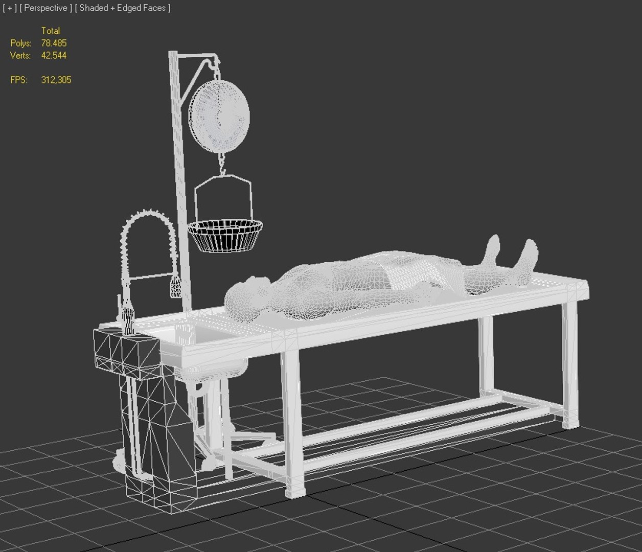 3D CORPSE ON THE AUTOPSY TABLE - TurboSquid 1806789