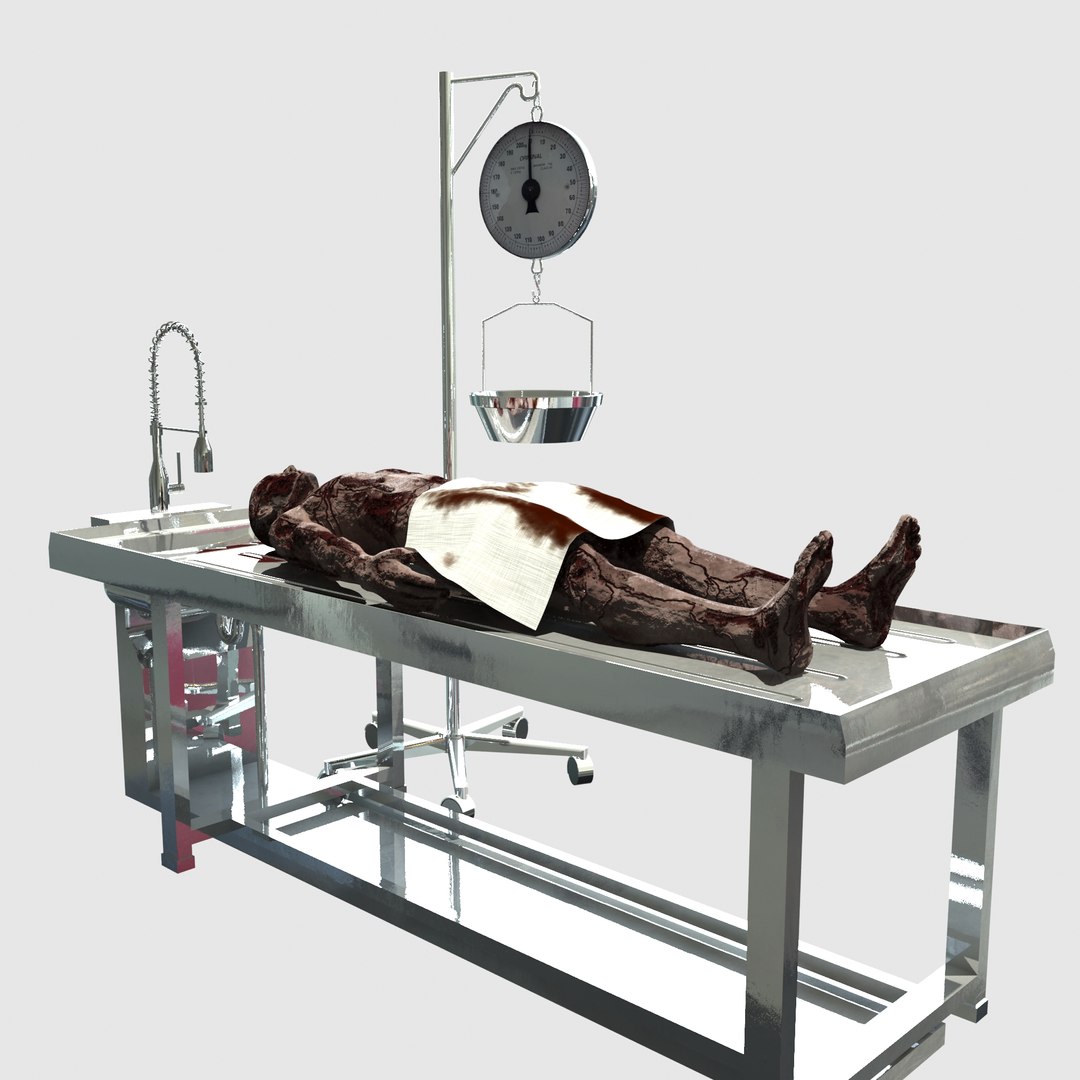 3D CORPSE ON THE AUTOPSY TABLE - TurboSquid 1806789