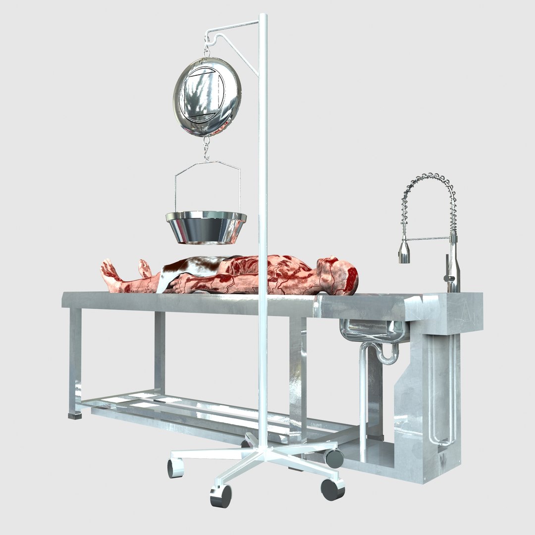 3D CORPSE ON THE AUTOPSY TABLE - TurboSquid 1806789