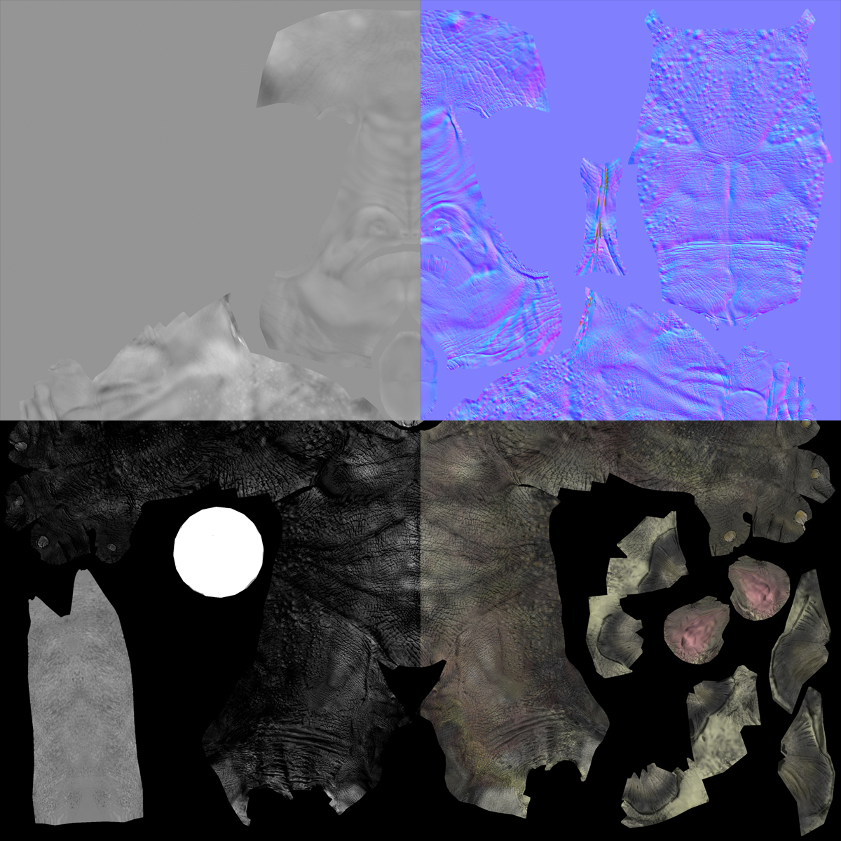 3d model troll rigged