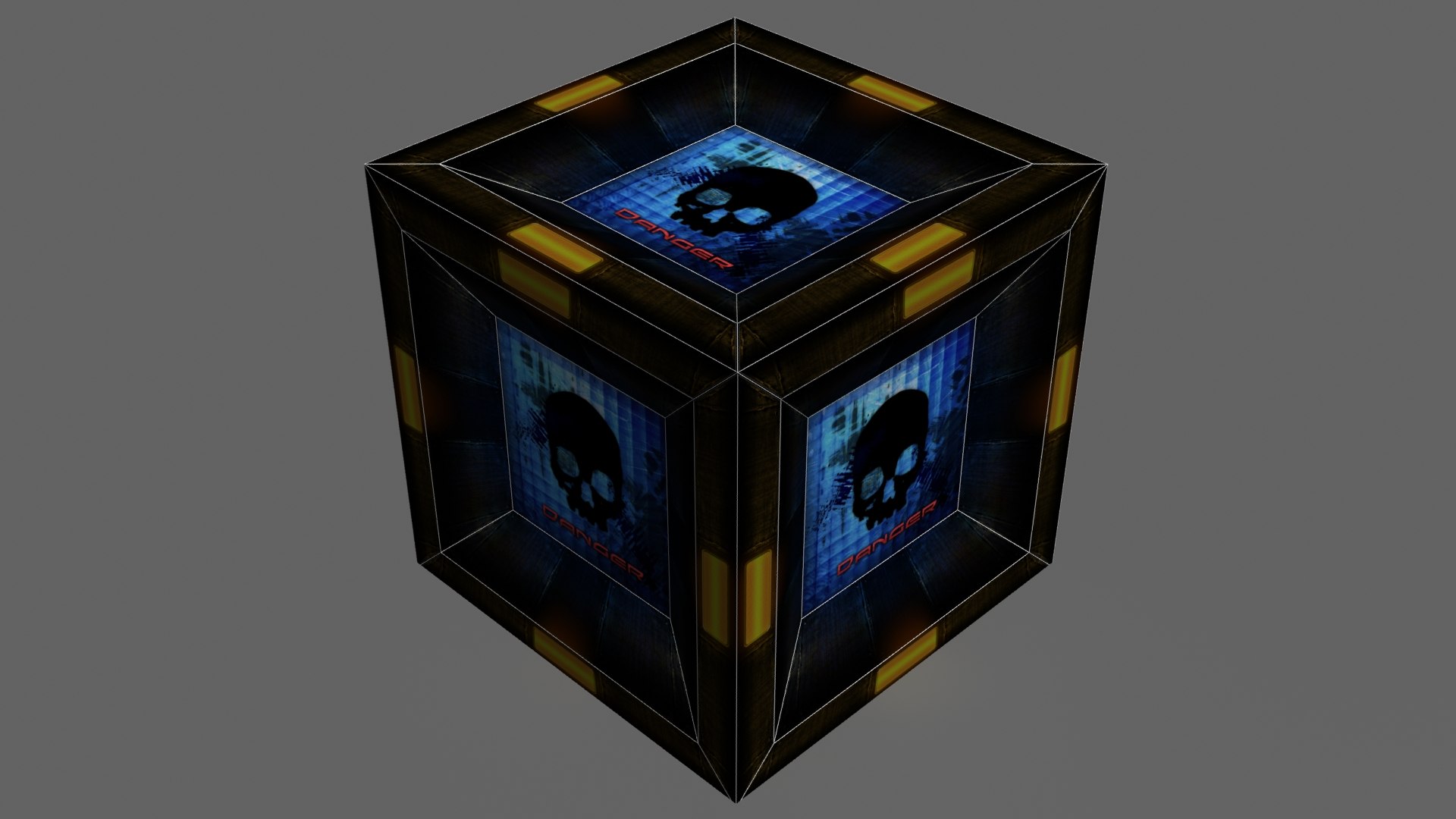 Maya Grungy Sci-fi Box