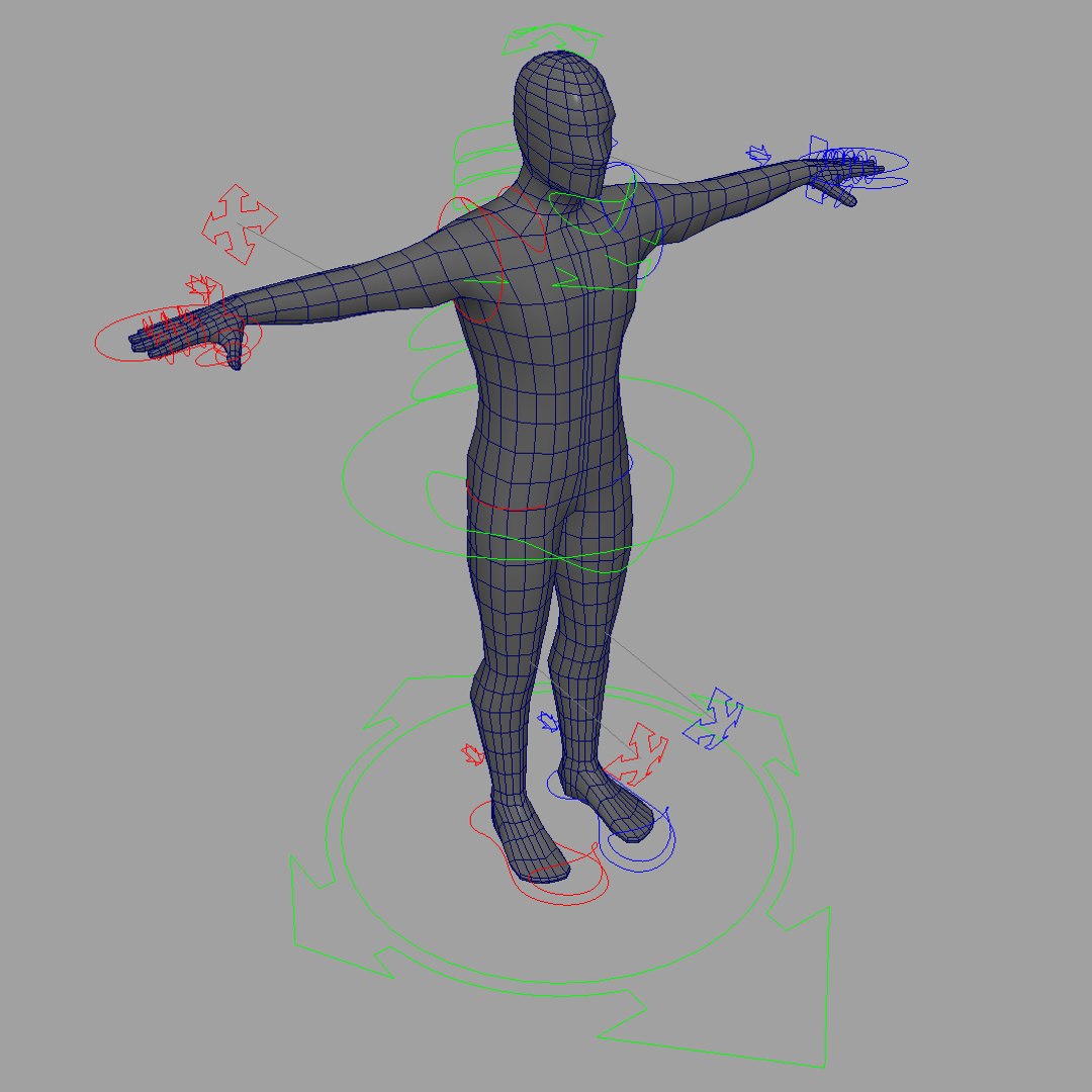 Generic Man Figure - 3d Fbx