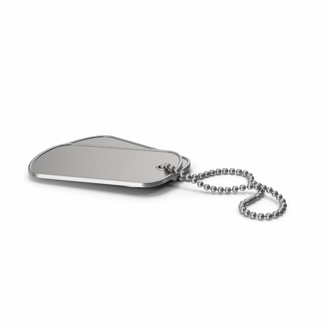 Steel Dog Tags 3D Model - TurboSquid 2229234