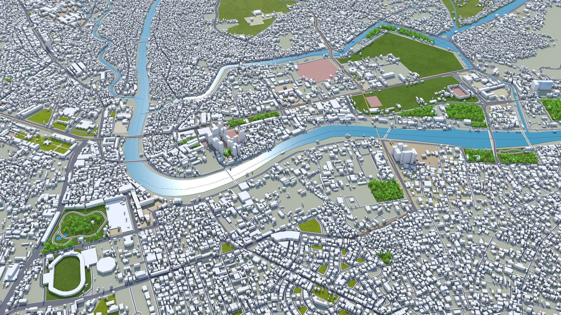 3D Srinagar Jammu And Kashmir India Model - TurboSquid 2154589