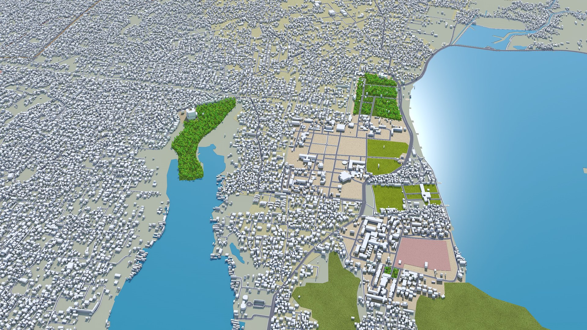3D Srinagar Jammu and Kashmir India model - TurboSquid 2154589