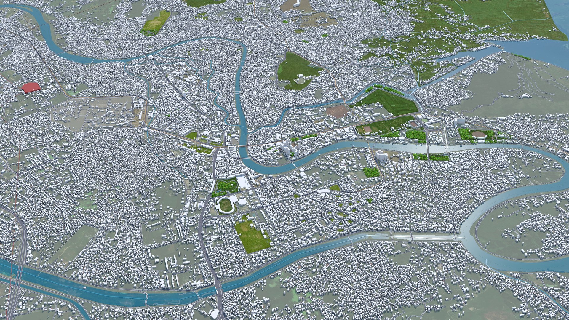 3D Srinagar Jammu And Kashmir India Model - TurboSquid 2154589
