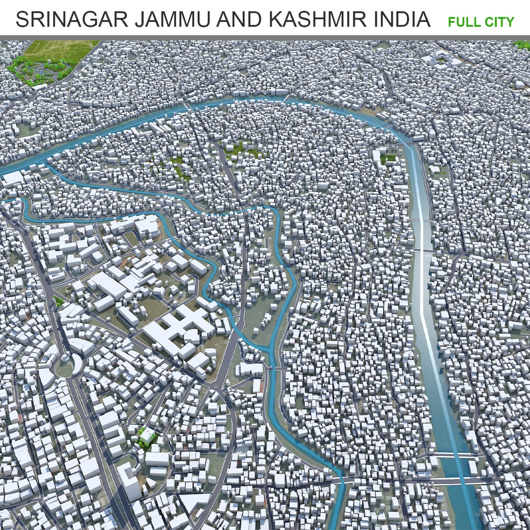 3D Srinagar Jammu And Kashmir India Model - TurboSquid 2154589