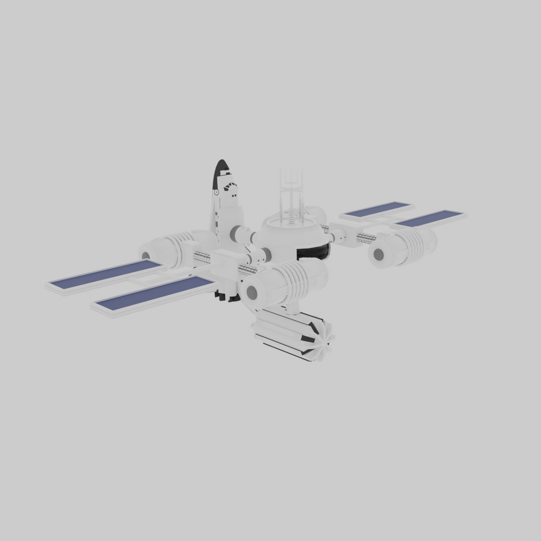 Space Station 3D - TurboSquid 1835141