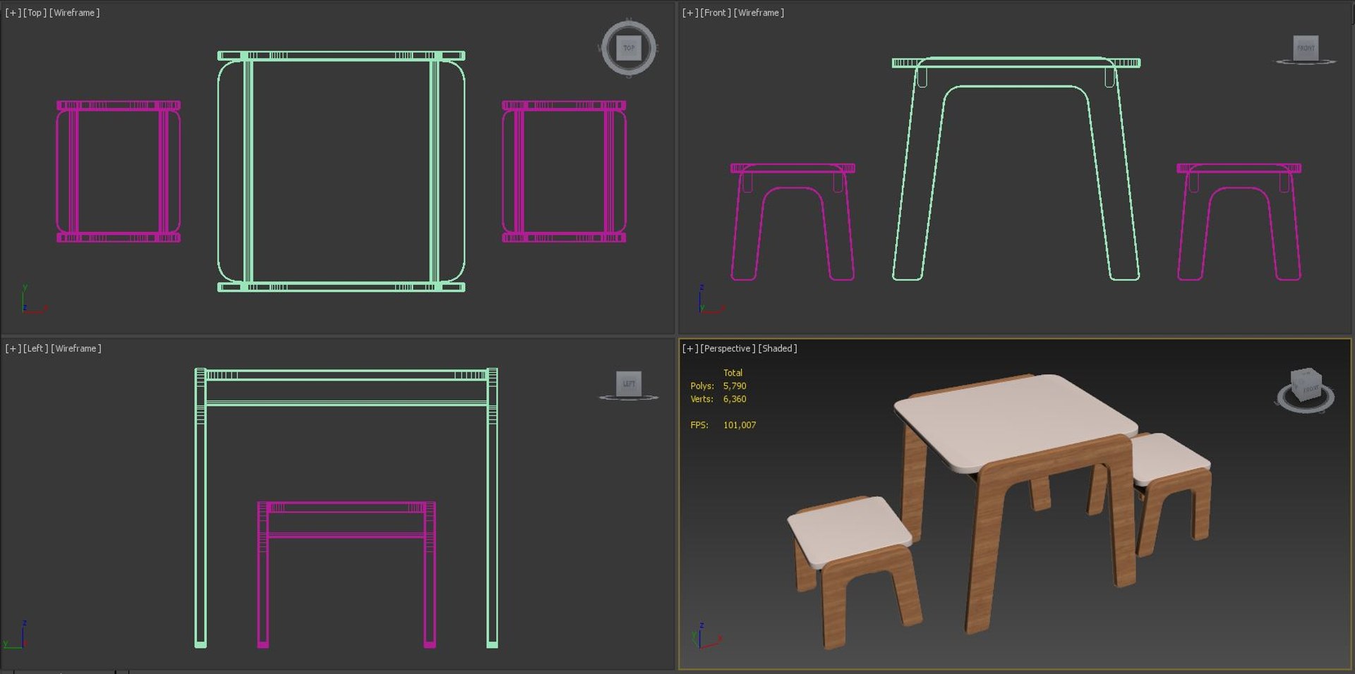 3D Activity Table - TurboSquid 1639125