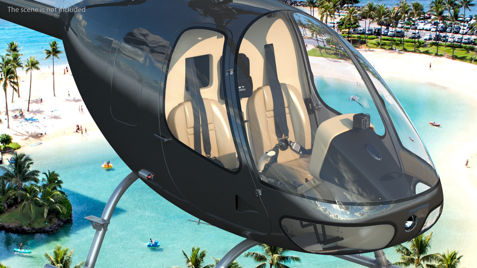 helicopter guimbal cabri g2 3d max