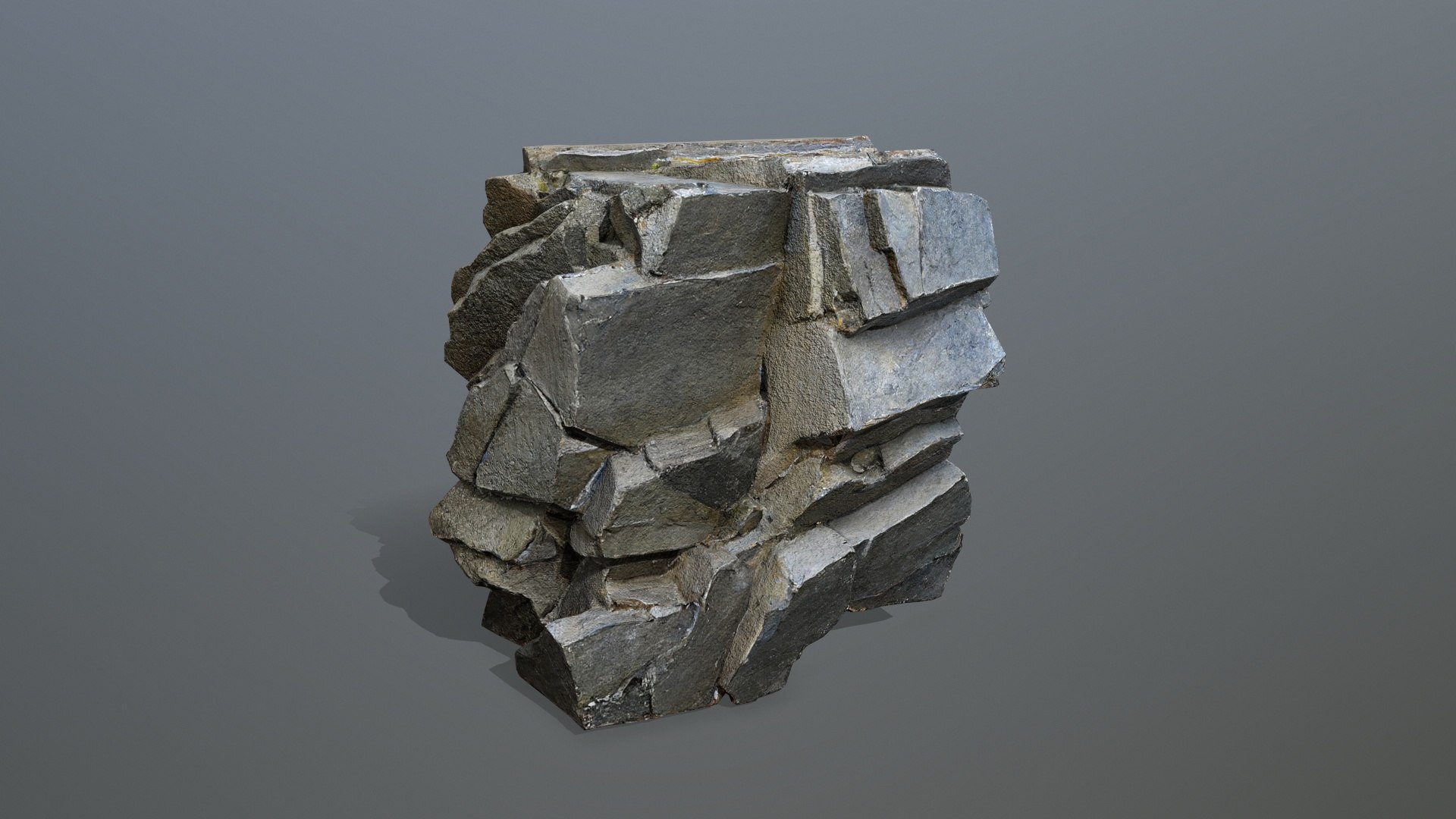 3D Model Cliff Rocks - TurboSquid 2195661