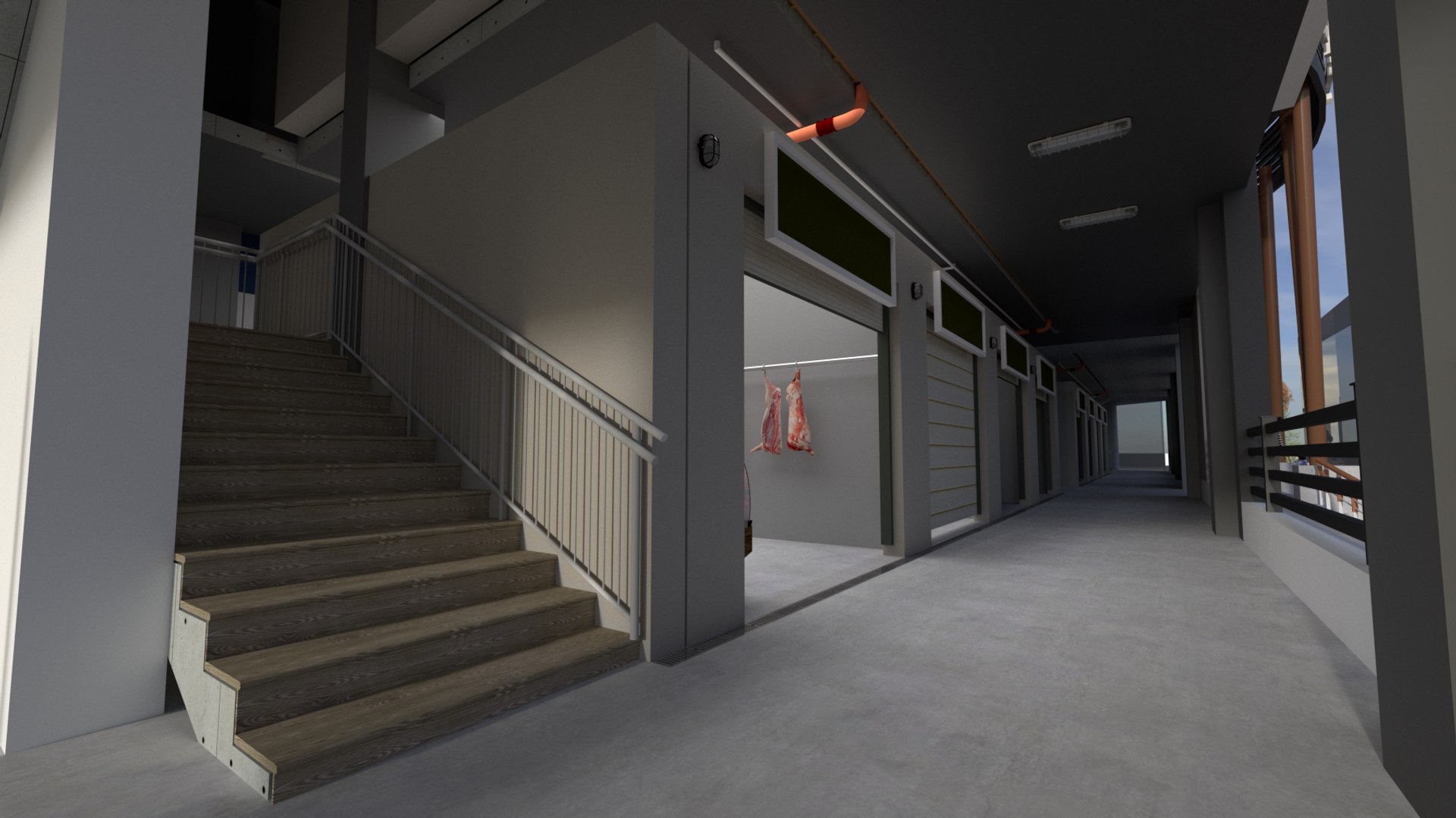 3D Small Mall - TurboSquid 2083743