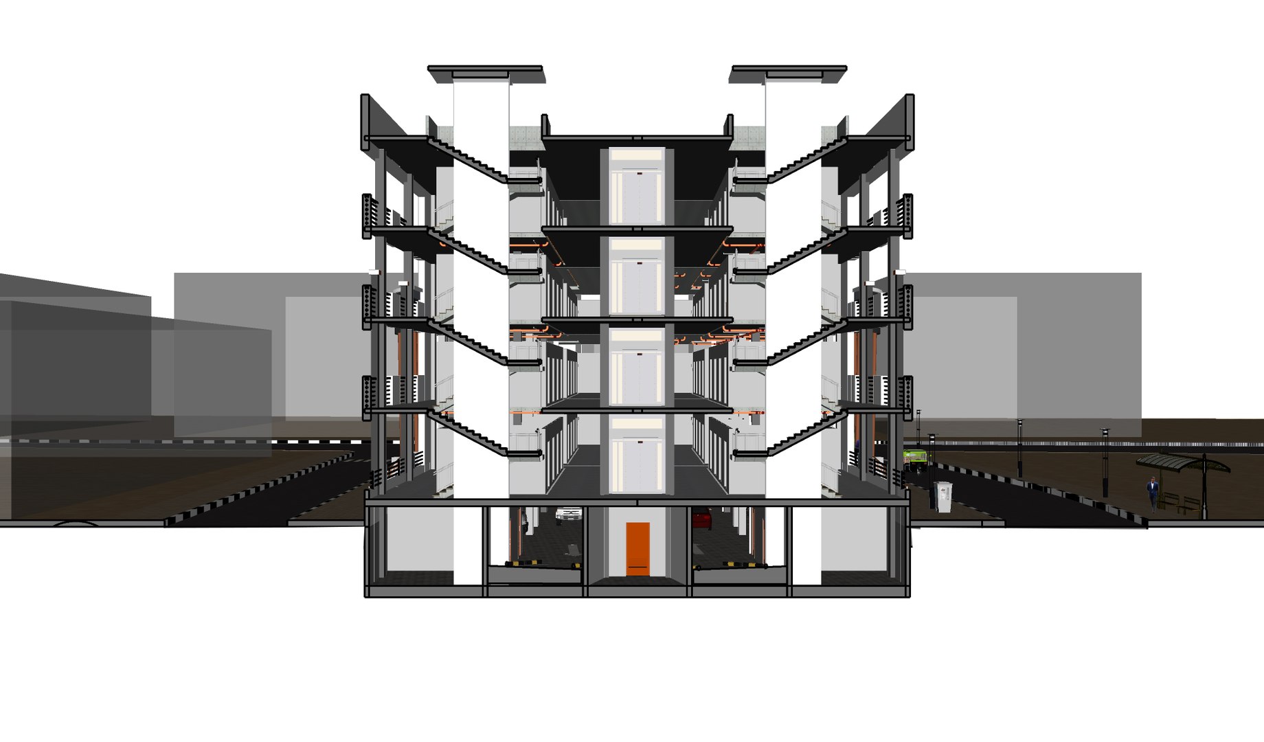 3D Small Mall - TurboSquid 2083743