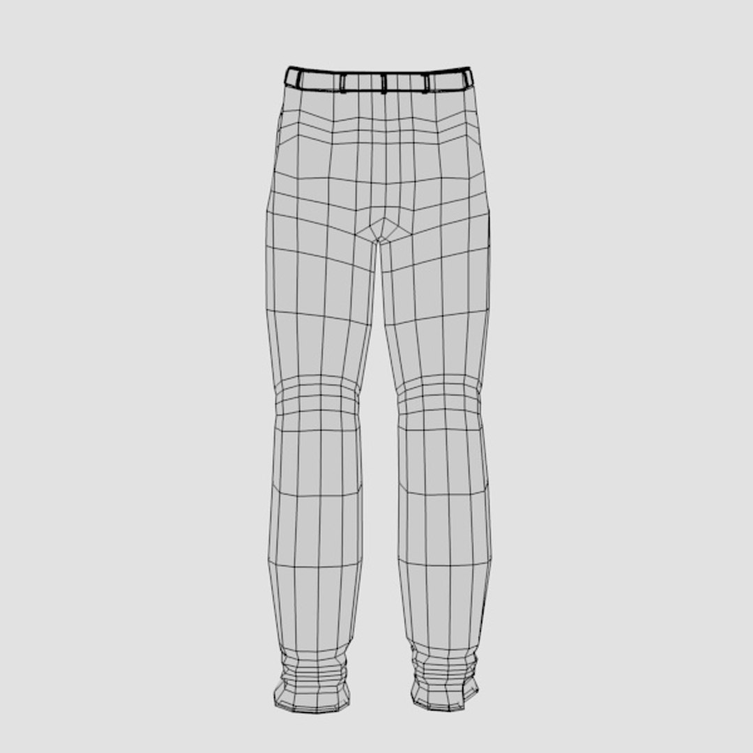 3d Model Pants